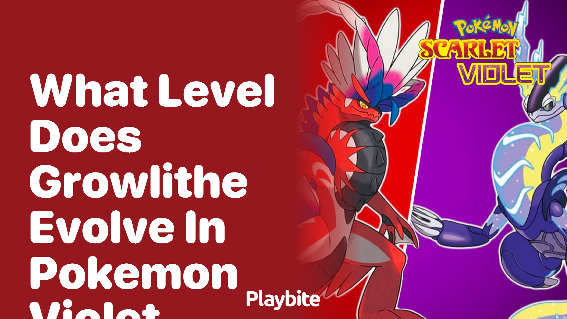 What Level Does Growlithe Evolve in Pokemon Violet? - Playbite