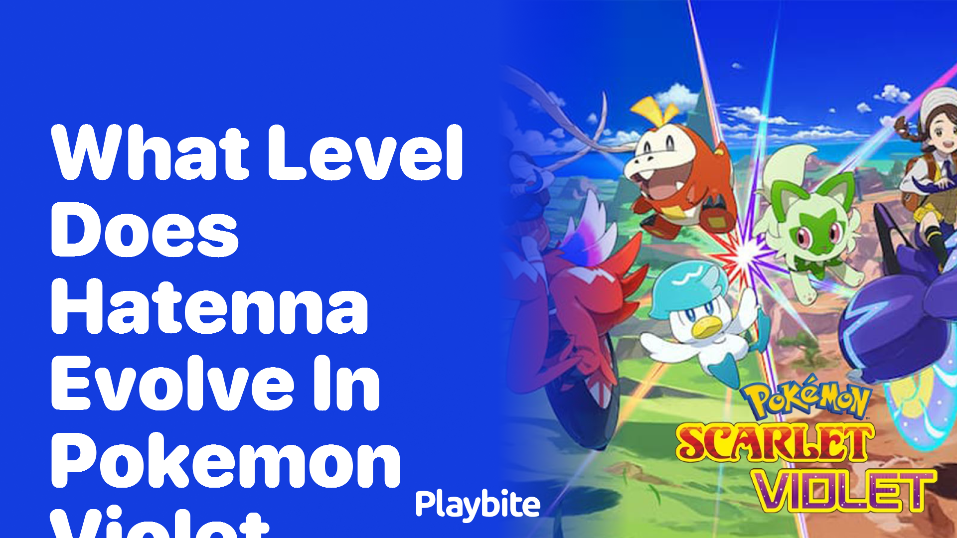 What Level Does Hatenna Evolve in Pokemon Violet? - Playbite