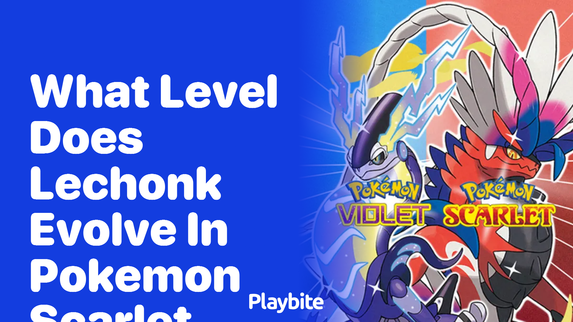 What level does Lechonk evolve in Pokemon Scarlet? - Playbite