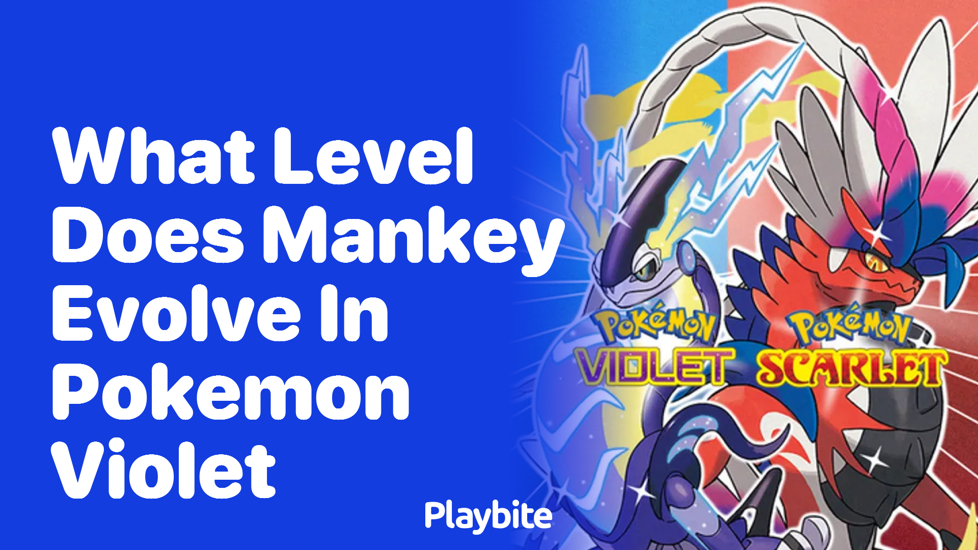 What Level Does Mankey Evolve in Pokemon Violet? - Playbite