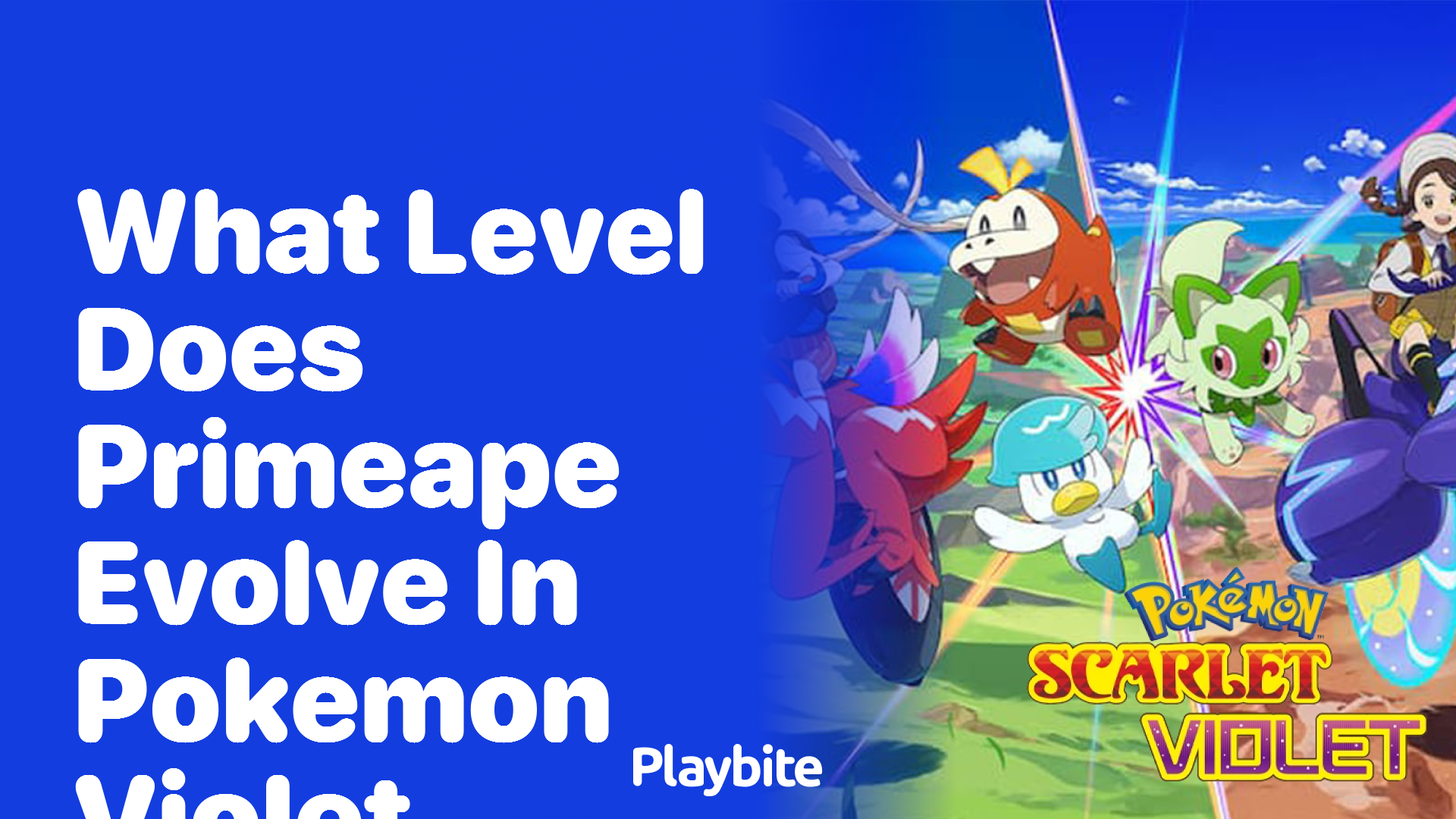 What Level Does Primeape Evolve in Pokemon Violet? - Playbite