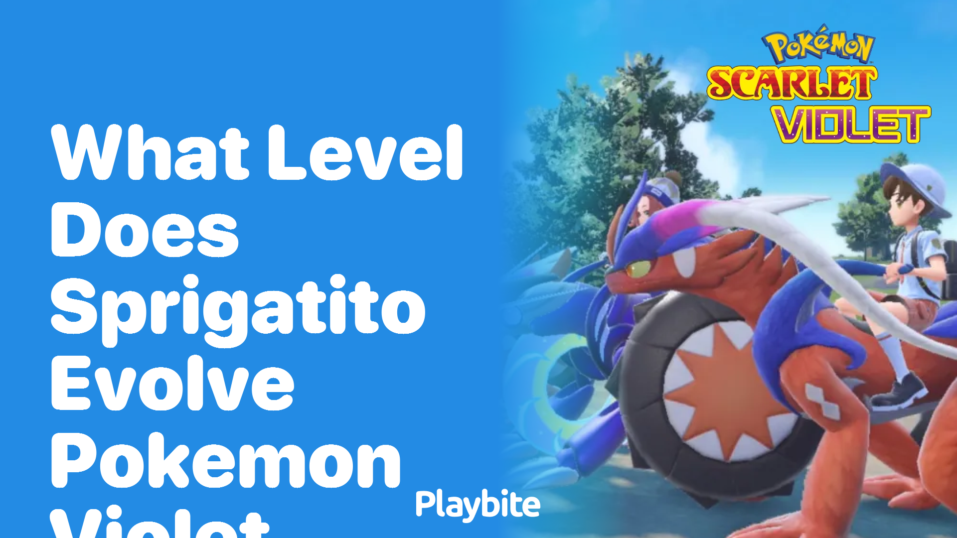 What Level Does Sprigatito Evolve in Pokemon Violet? - Playbite