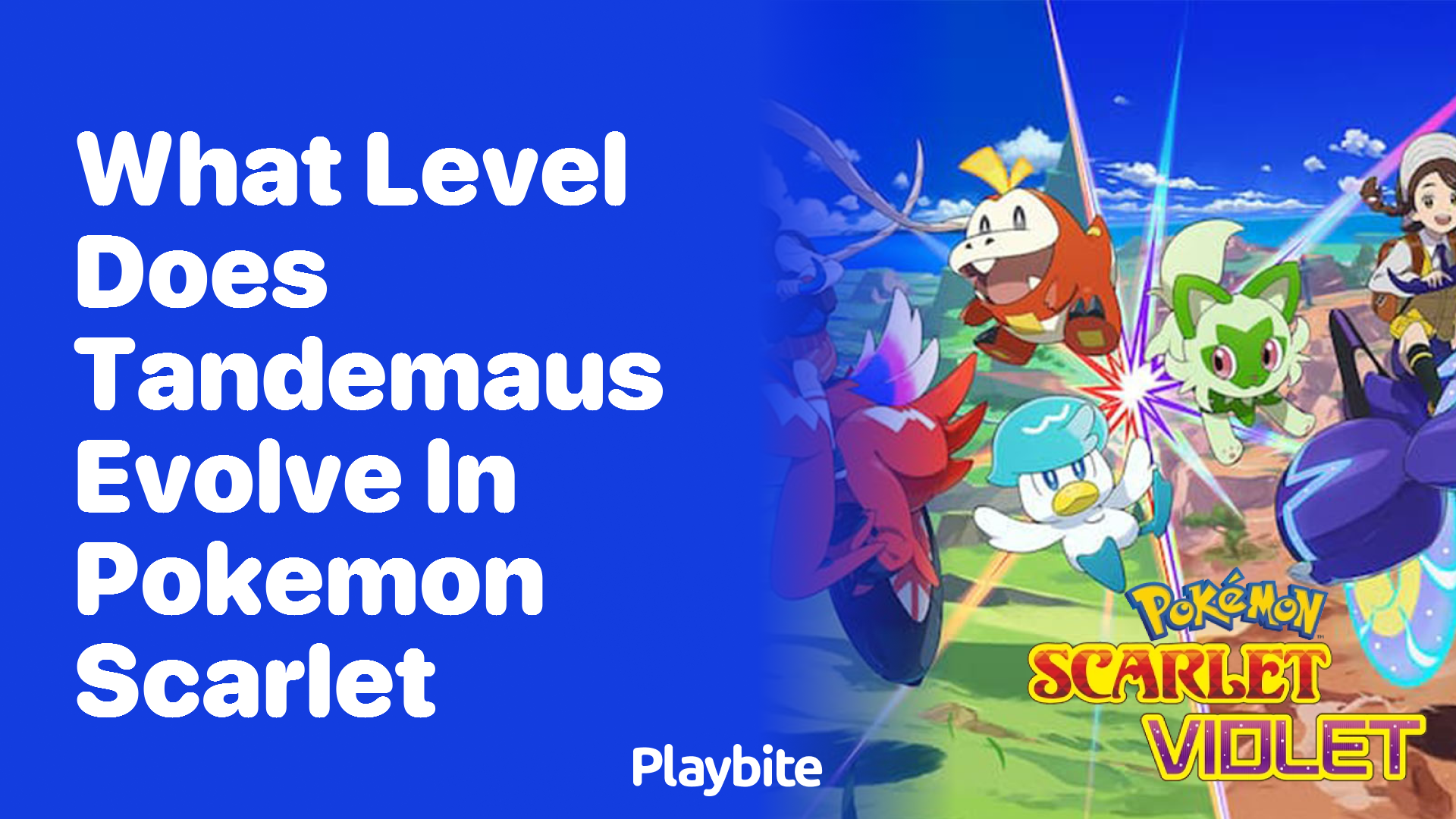 What Level Does Tandemaus Evolve in Pokemon Scarlet? - Playbite