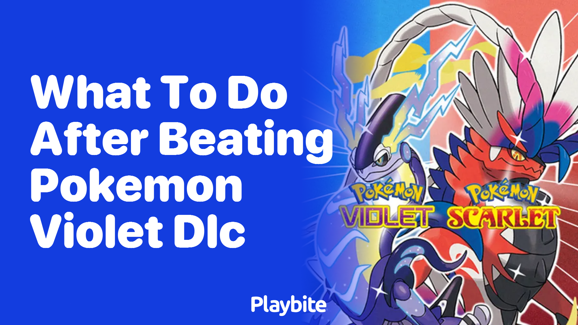 What to do after beating Pokémon Violet DLC - Playbite