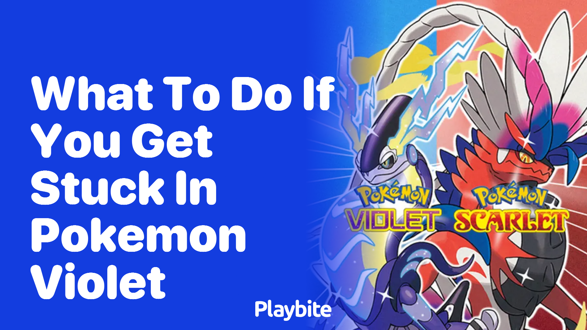 What to Do if You Get Stuck in Pokemon Violet - Playbite