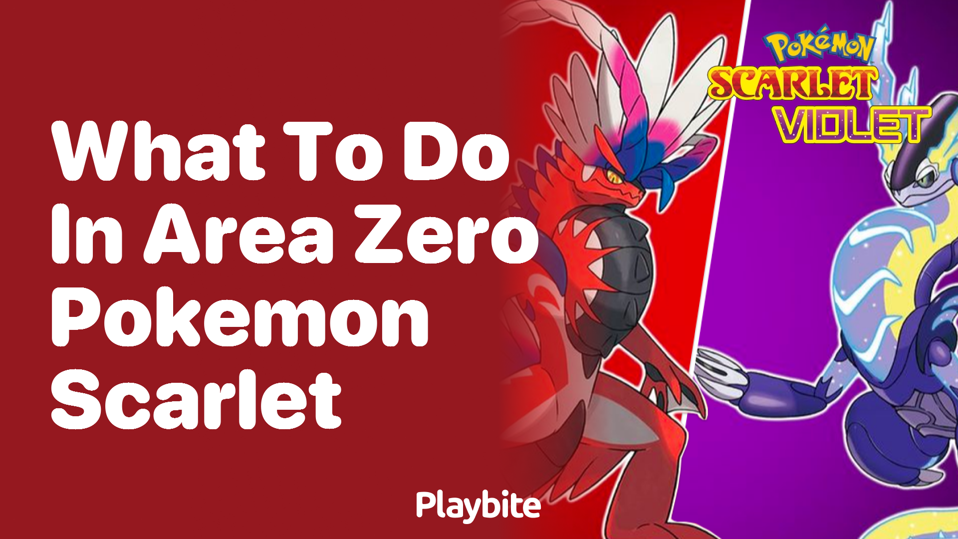 What to do in Area Zero in Pokemon Scarlet - Playbite