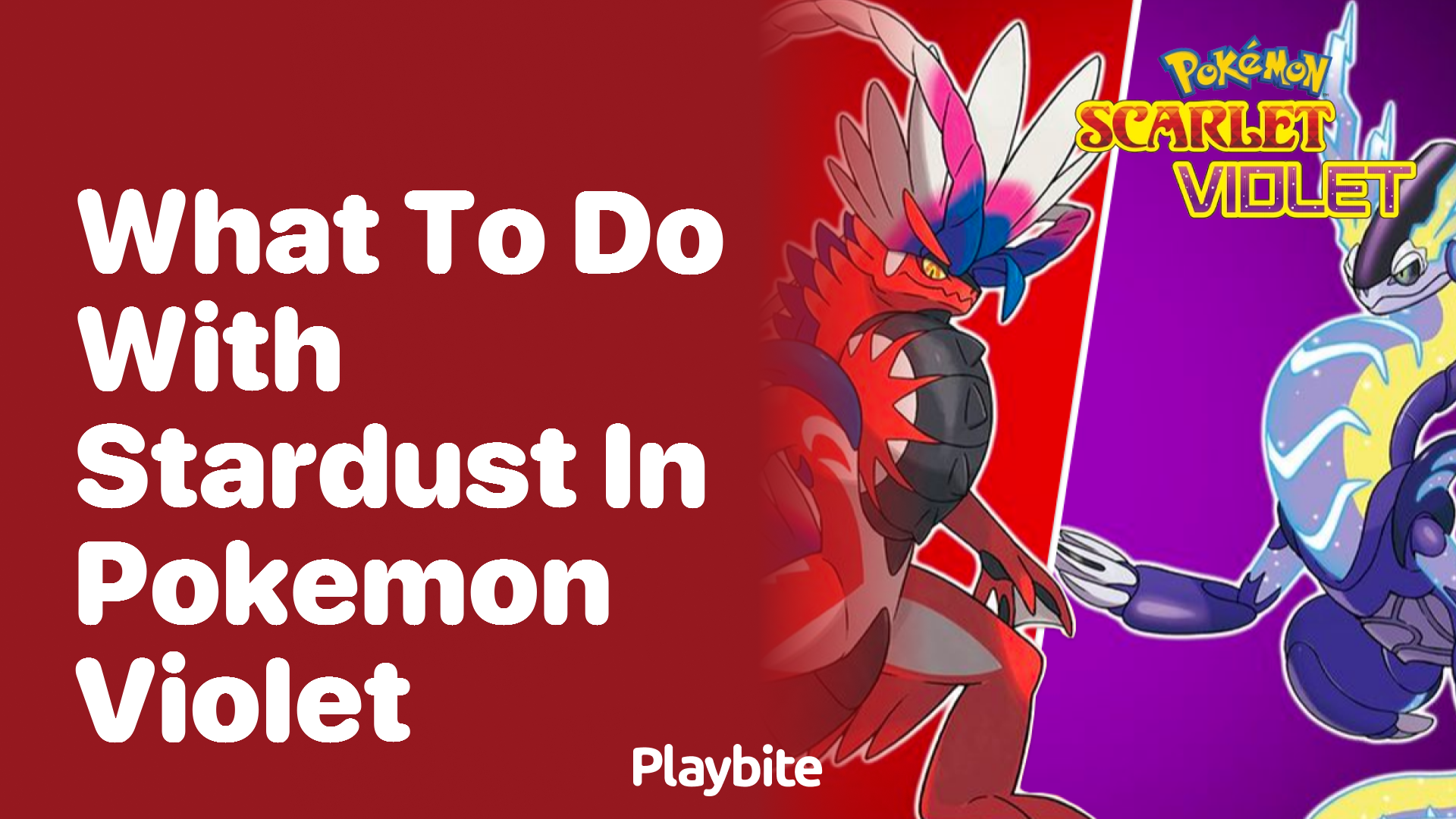 What to do with Stardust in Pokemon Violet - Playbite