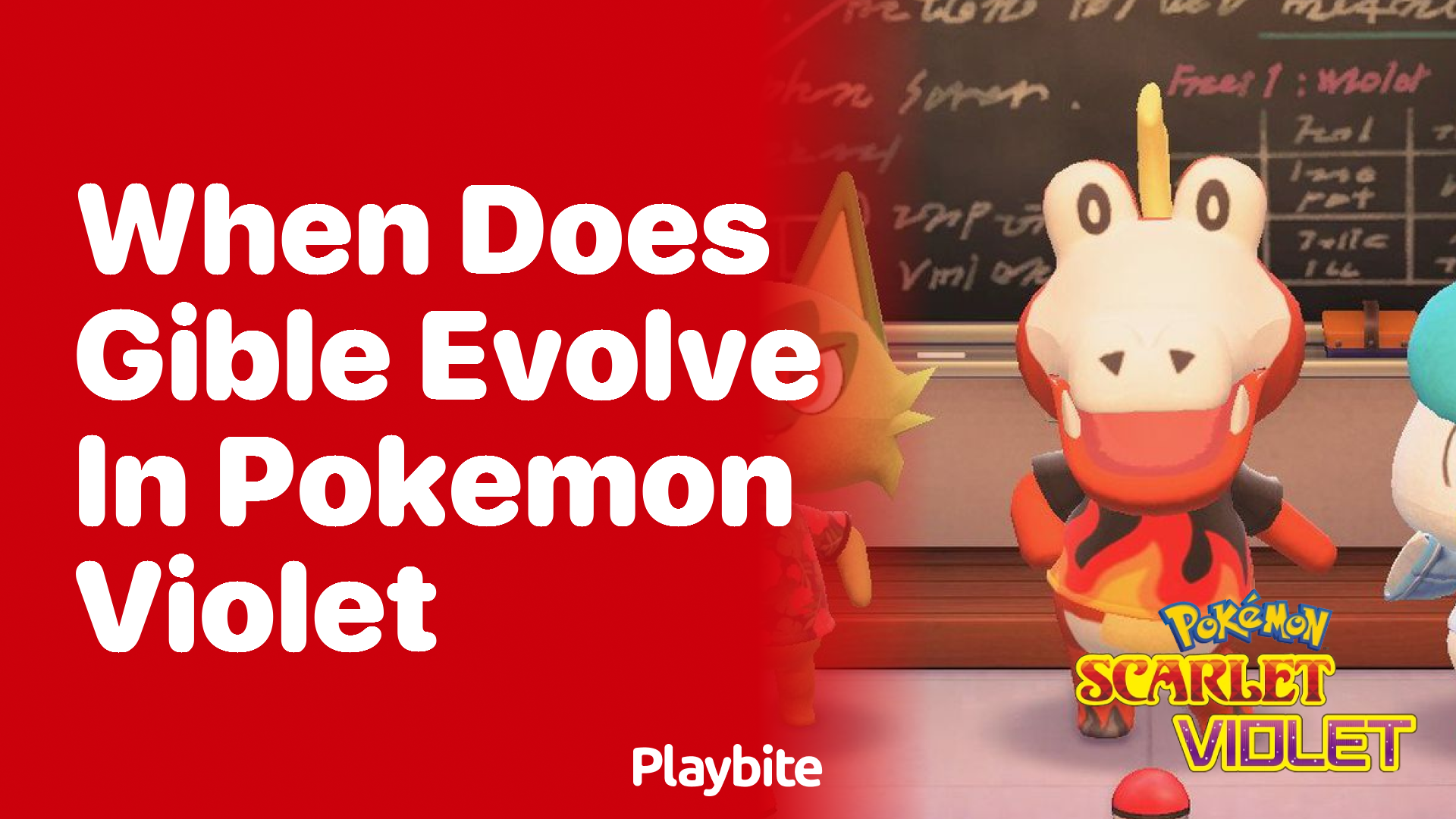 When does Gible evolve in Pokemon Violet? - Playbite