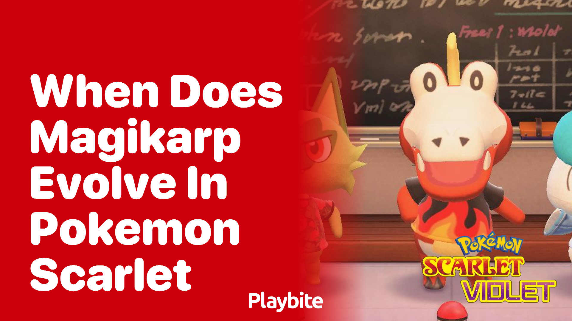 When does Magikarp evolve in Pokemon Scarlet? - Playbite