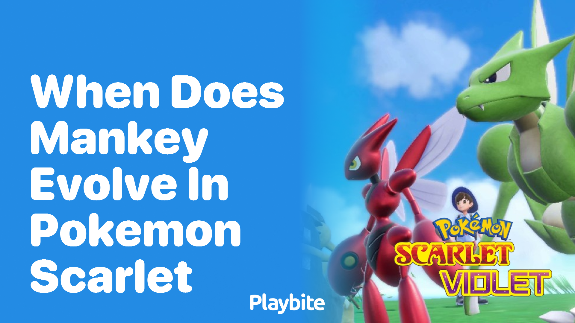 When does Mankey evolve in Pokemon Scarlet? - Playbite