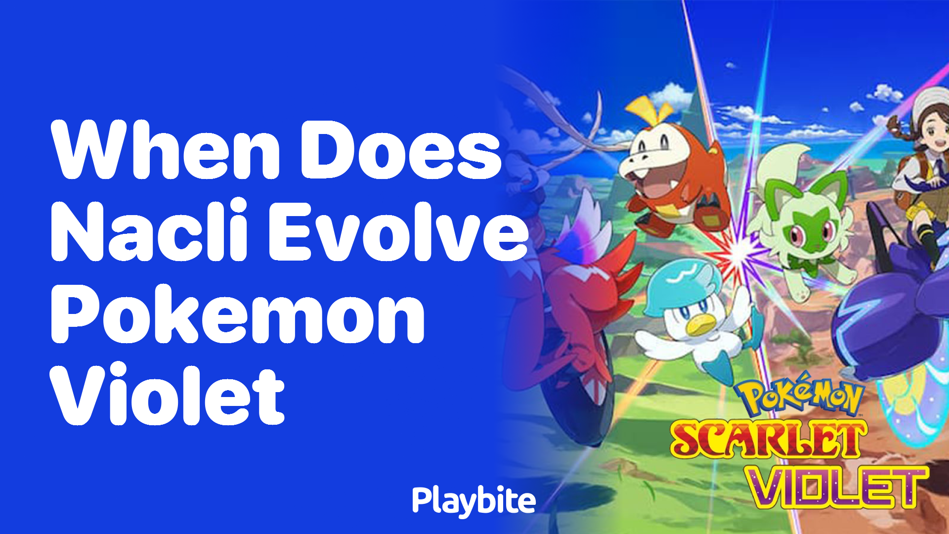 When does Nacli evolve in Pokemon Violet? - Playbite