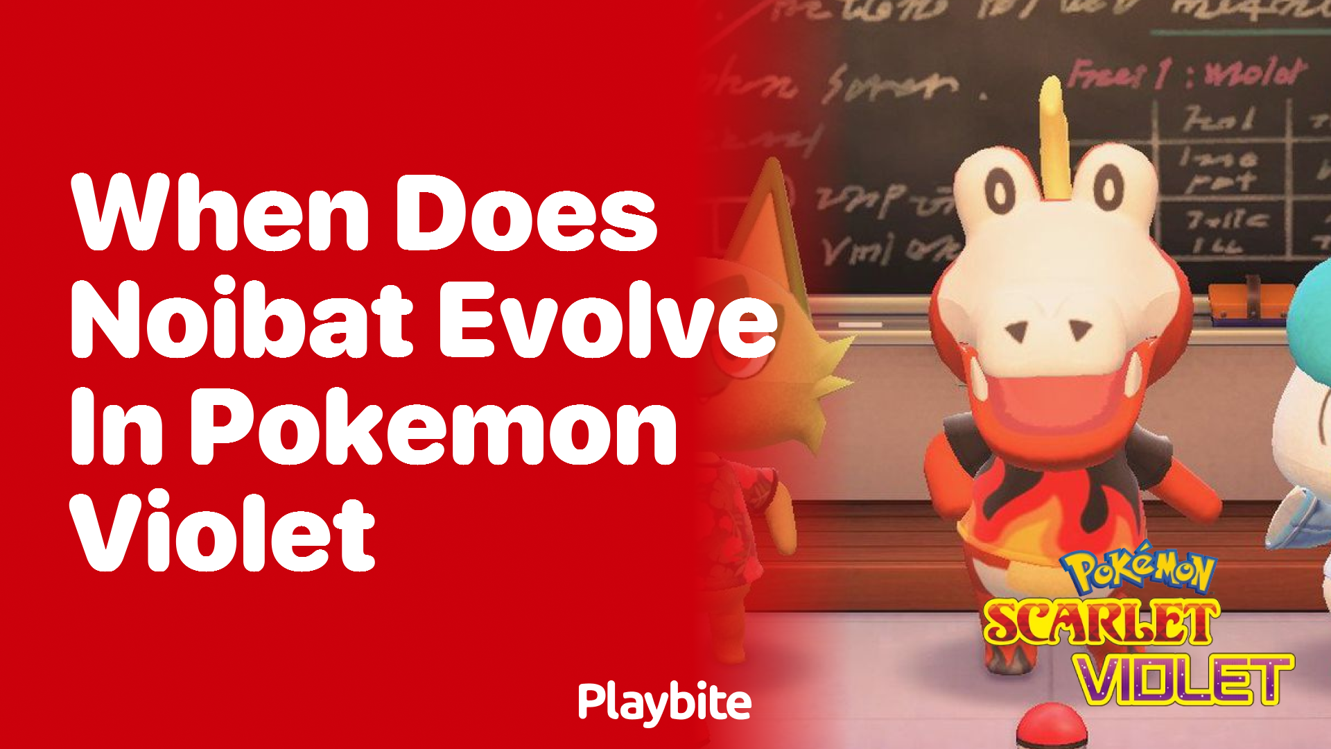 When does Noibat evolve in Pokemon Violet? - Playbite