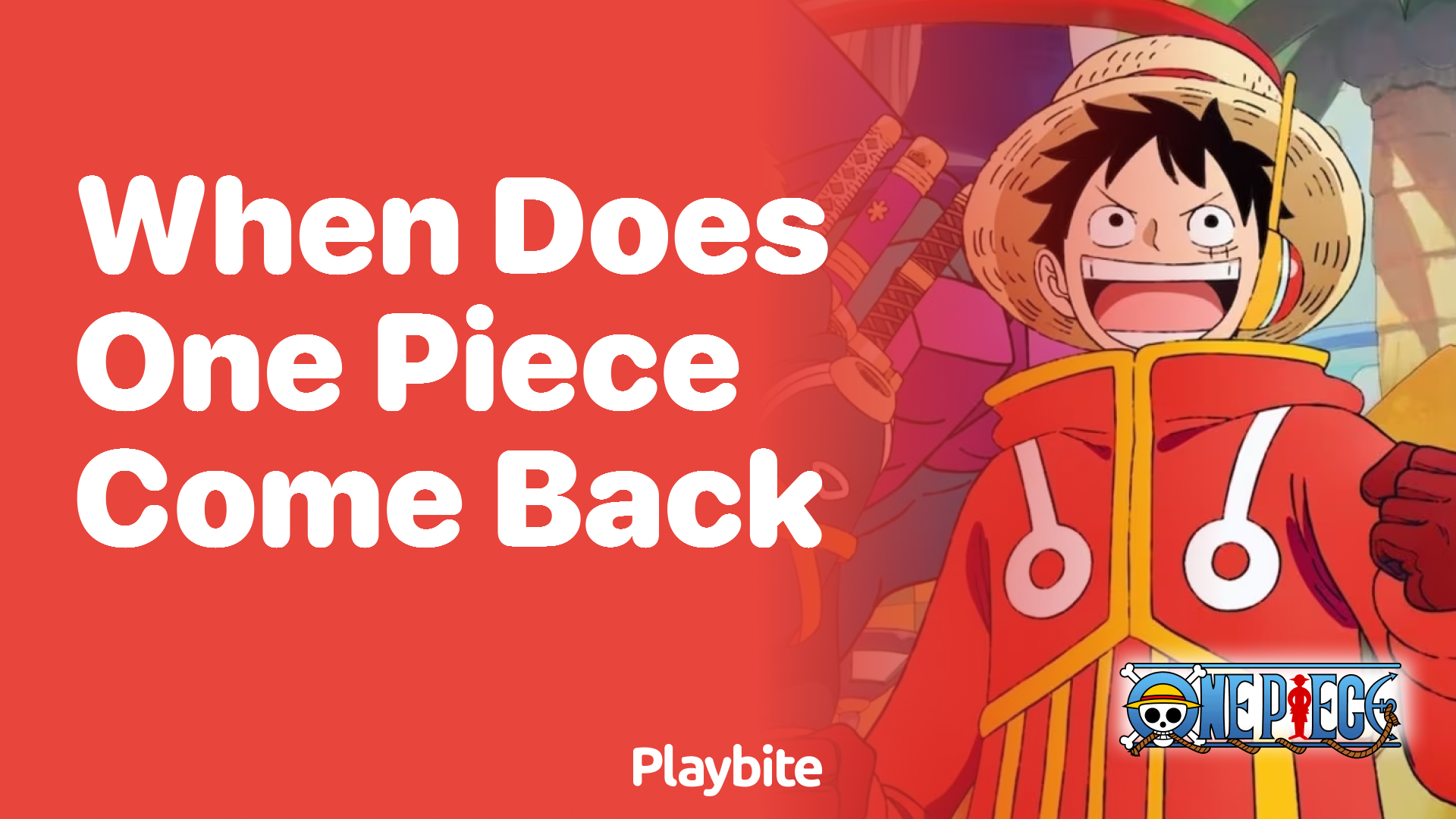 When Does One Piece Come Back? Find Out Here! - Playbite