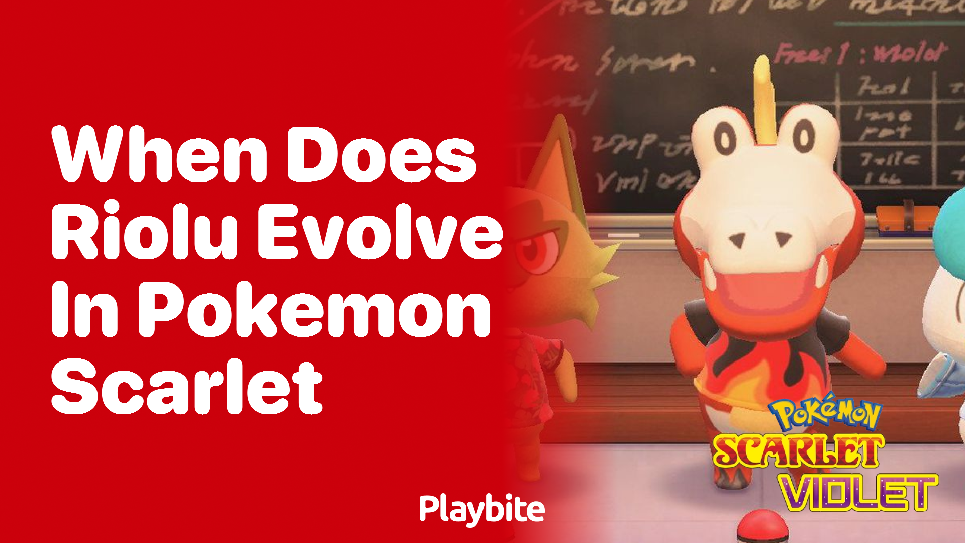 When does Riolu Evolve in Pokemon Scarlet? - Playbite