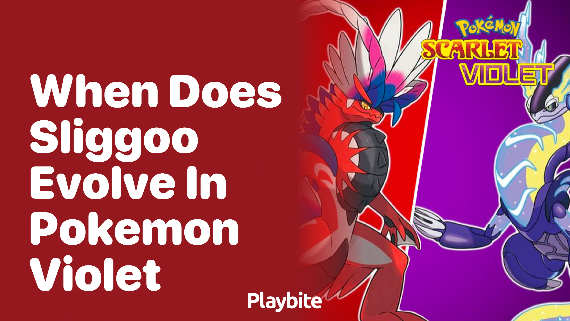 When does Sliggoo evolve in Pokemon Violet? - Playbite
