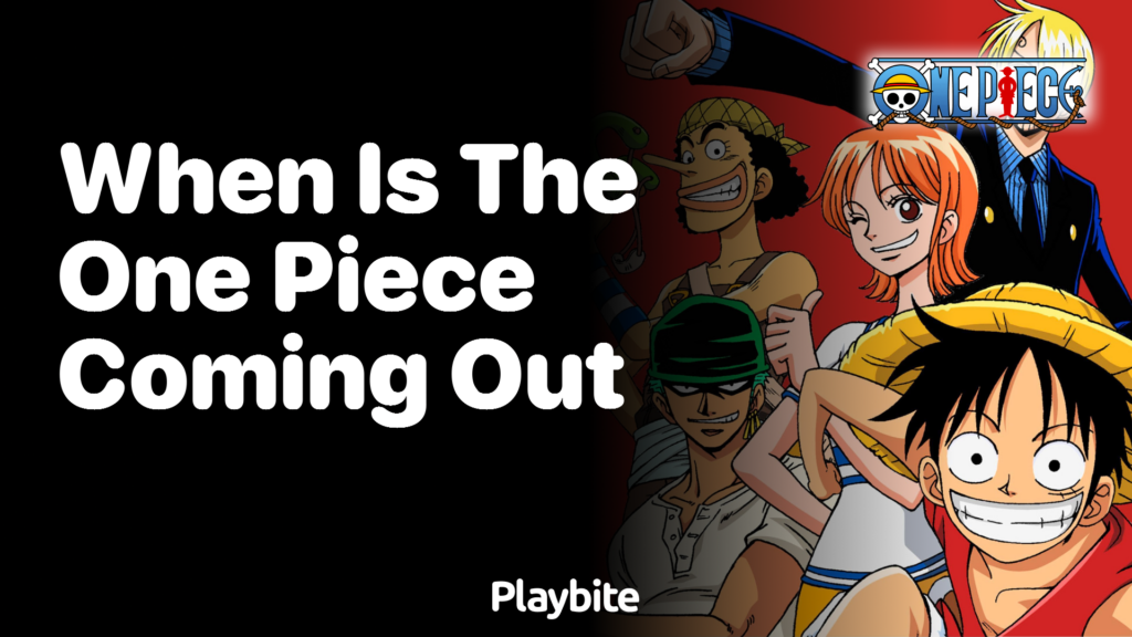 When Is The One Piece Manga and Anime Coming Out? - Playbite