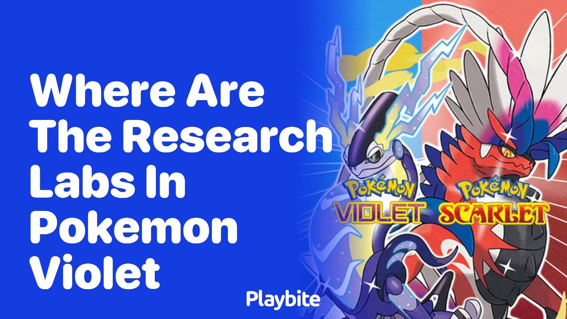 Where are the research labs in Pokemon Violet? - Playbite