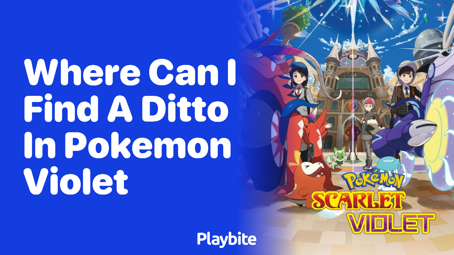 Where can I find a Ditto in Pokemon Violet? - Playbite