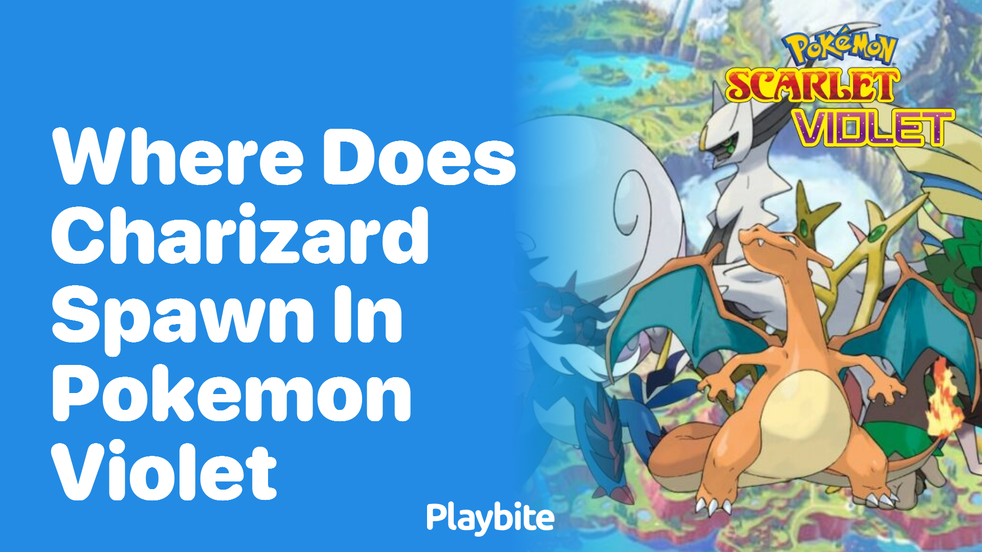 Where does Charizard spawn in Pokemon Violet? - Playbite