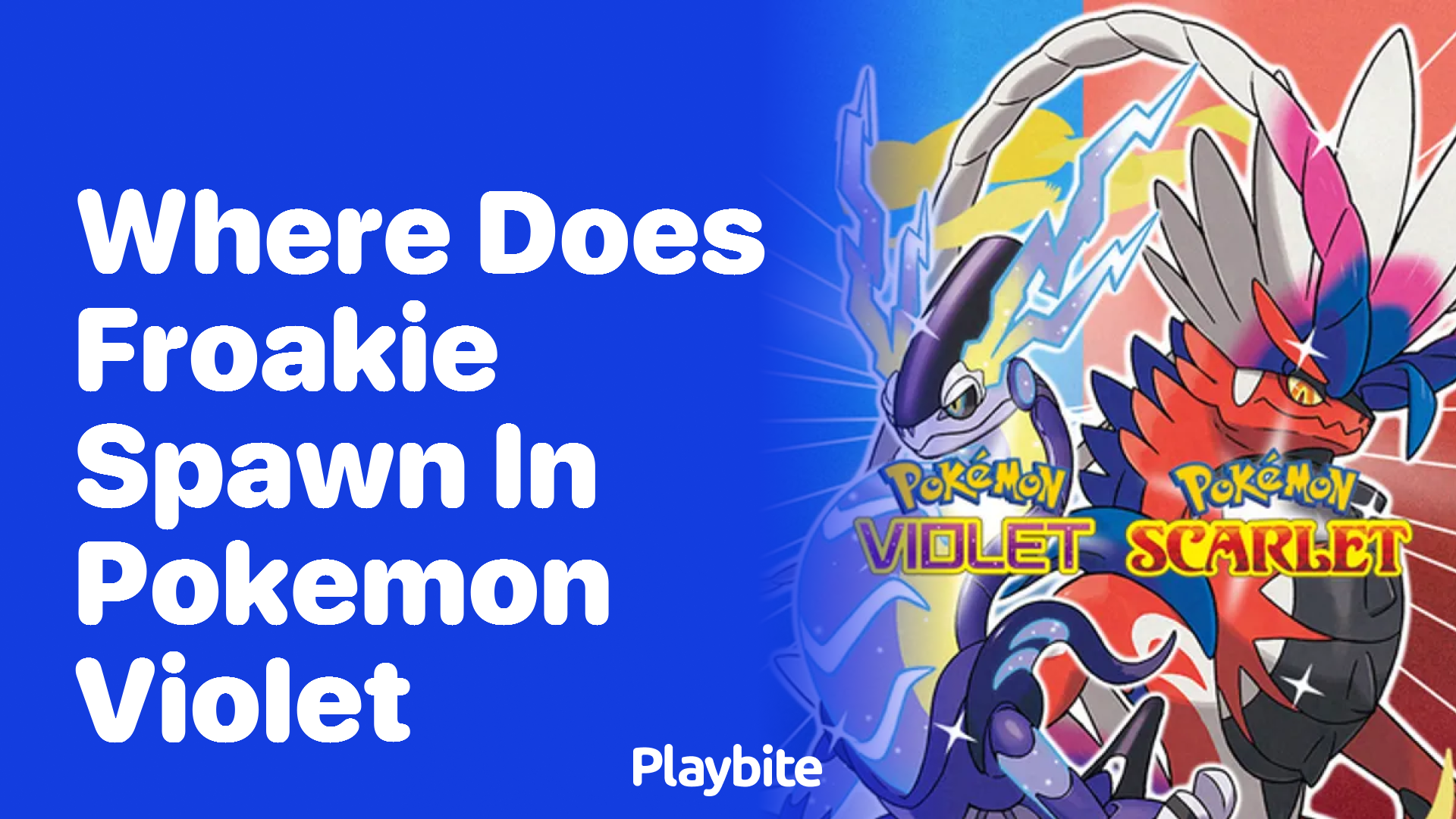 Where does Froakie spawn in Pokemon Violet? - Playbite
