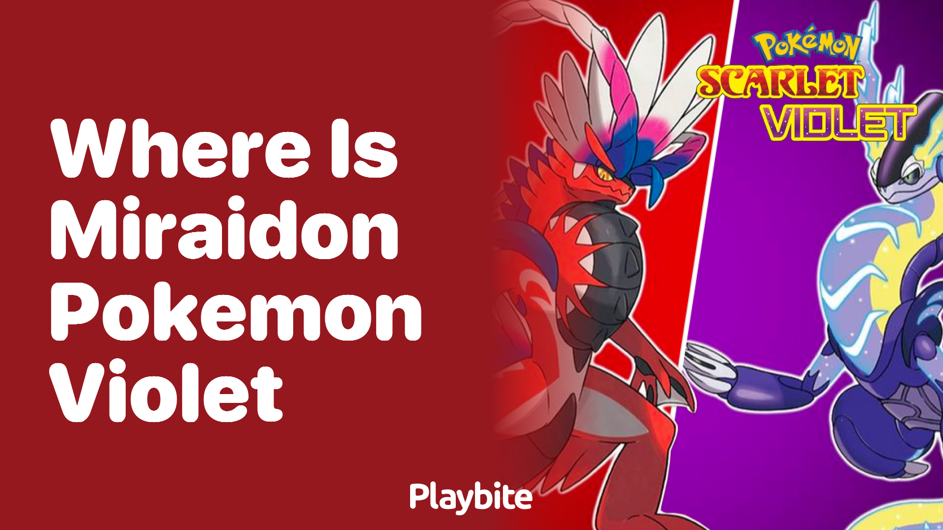 Where is Miraidon in Pokemon Violet? - Playbite