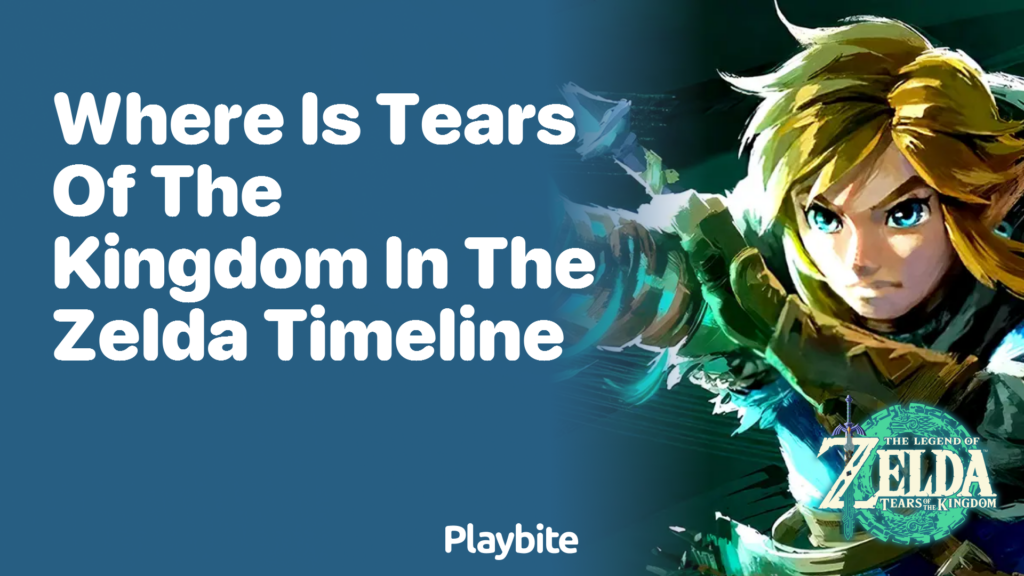Where Is Tears of the Kingdom in the Zelda Timeline? - Playbite