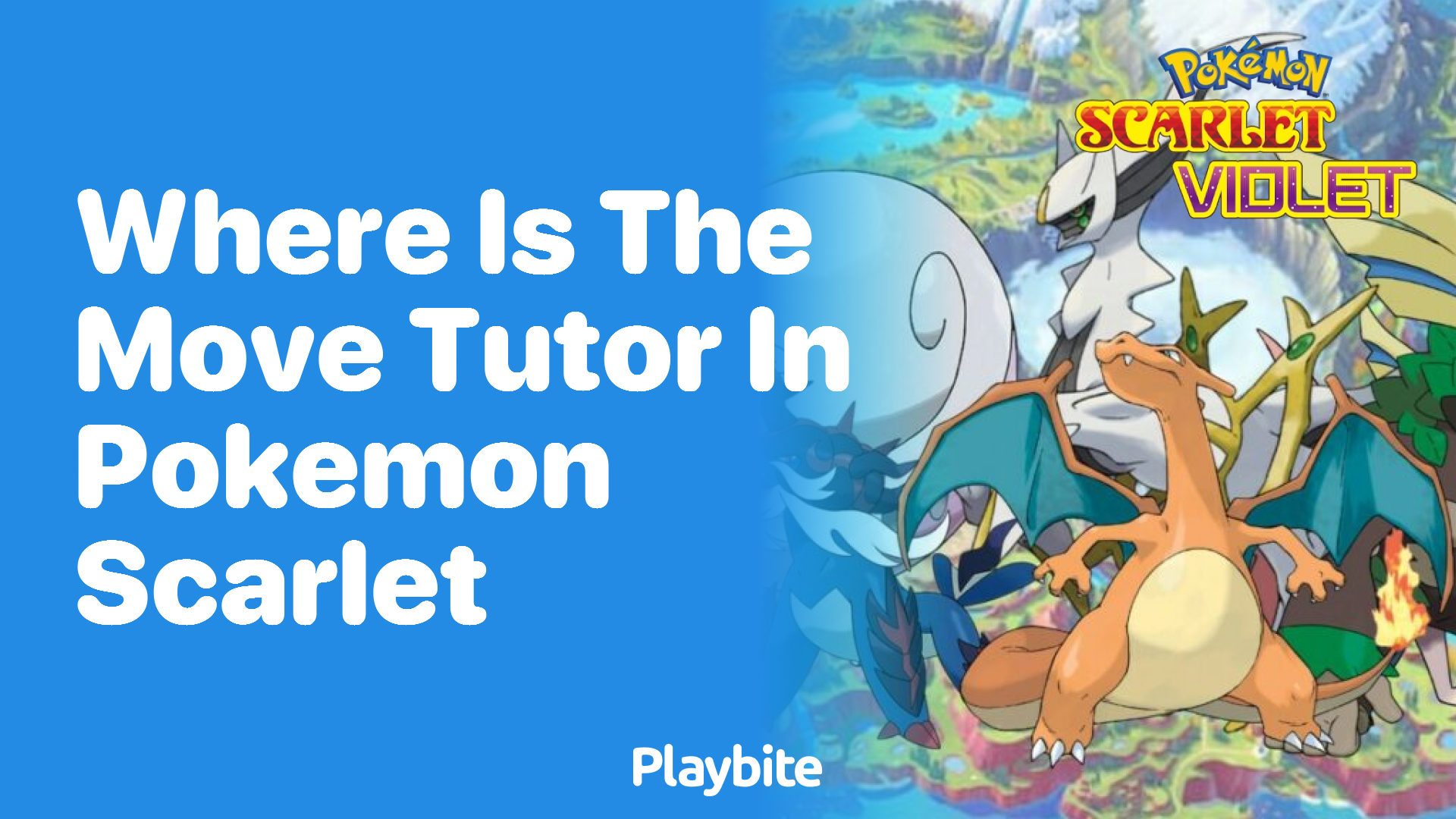 Where is the Move Tutor in Pokemon Scarlet? - Playbite