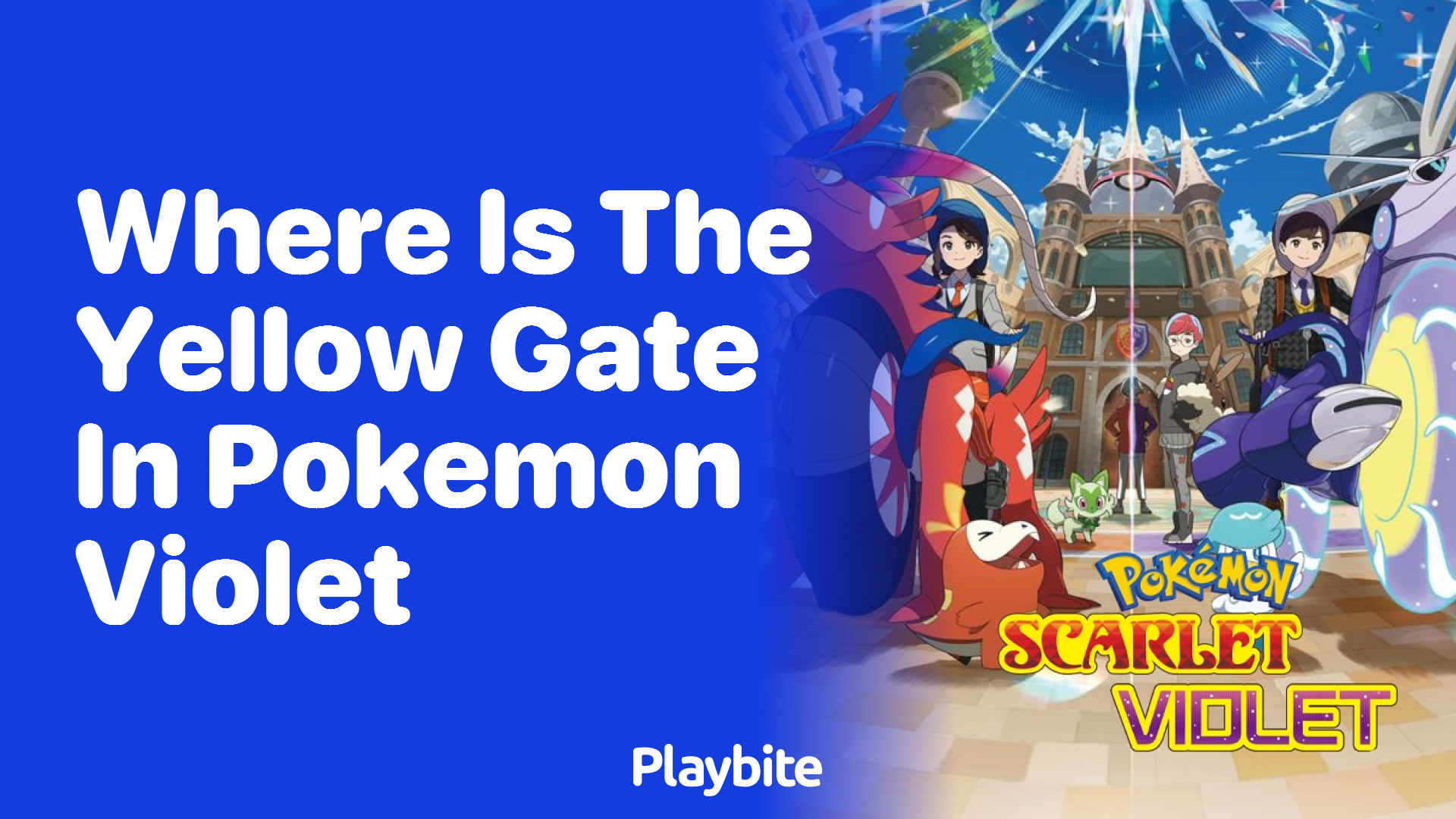 Where is the Yellow Gate in Pokemon Violet? - Playbite