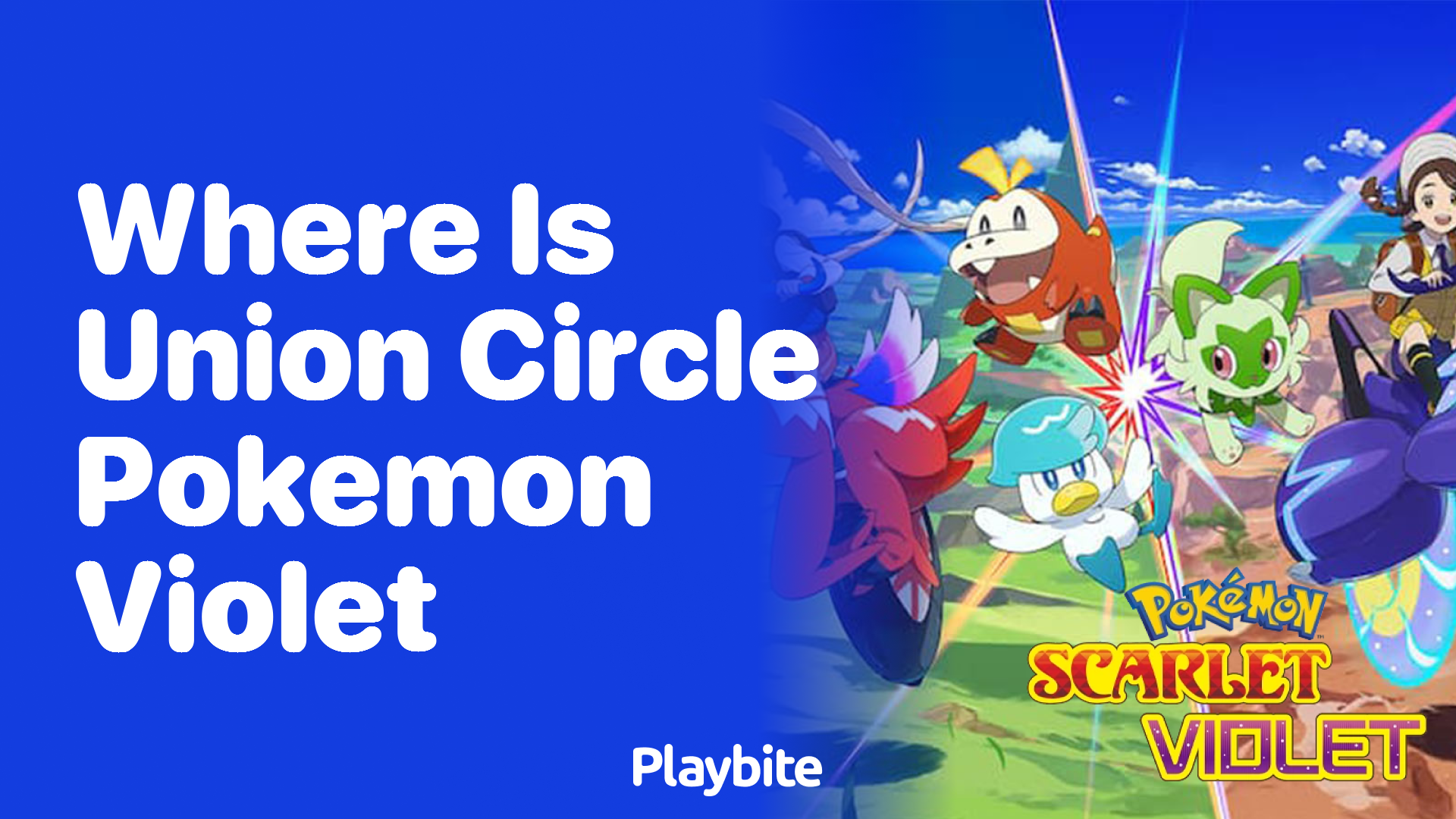 Where is Union Circle in Pokemon Violet? - Playbite
