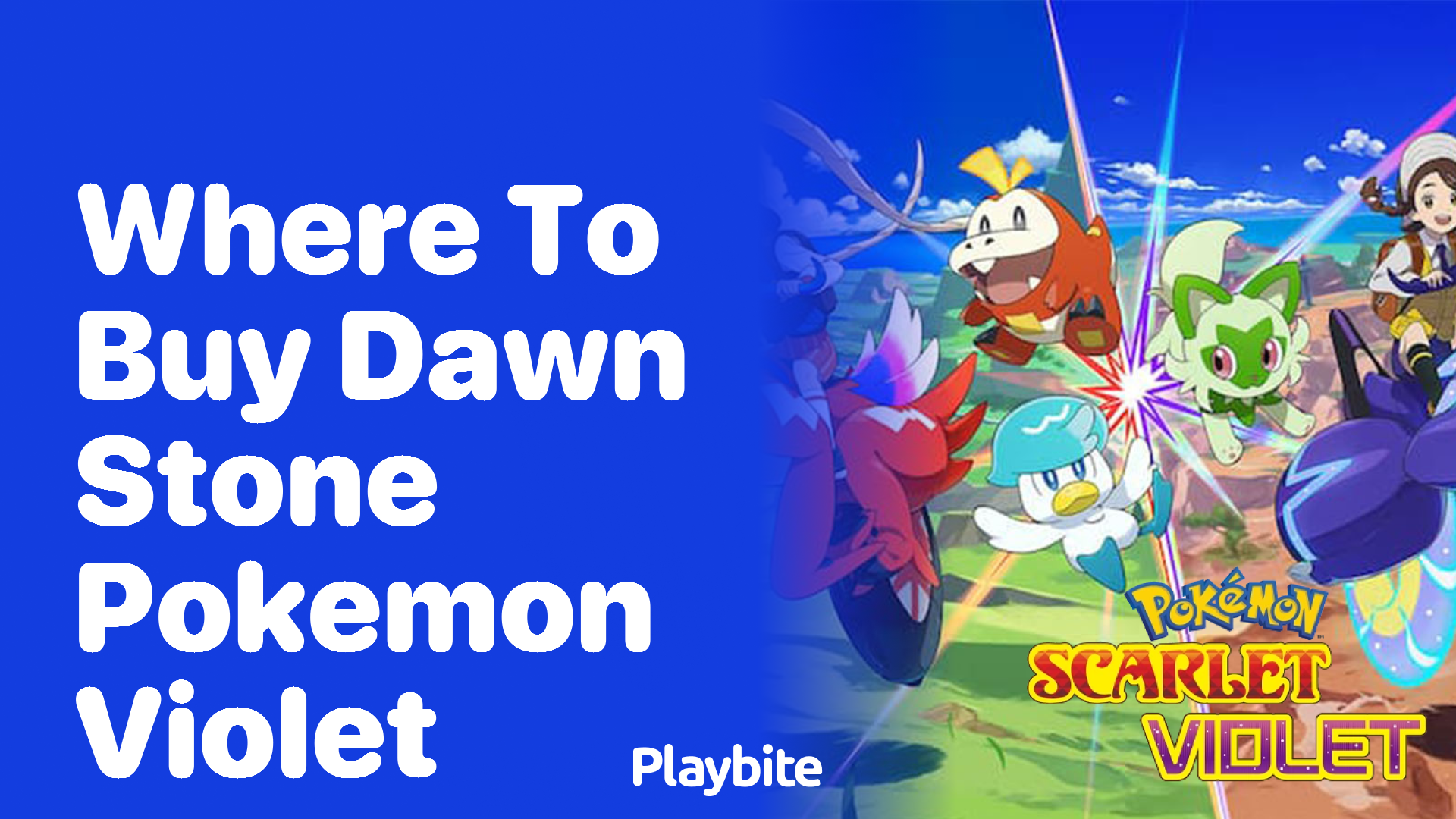 Where to buy a Dawn Stone in Pokemon Violet - Playbite