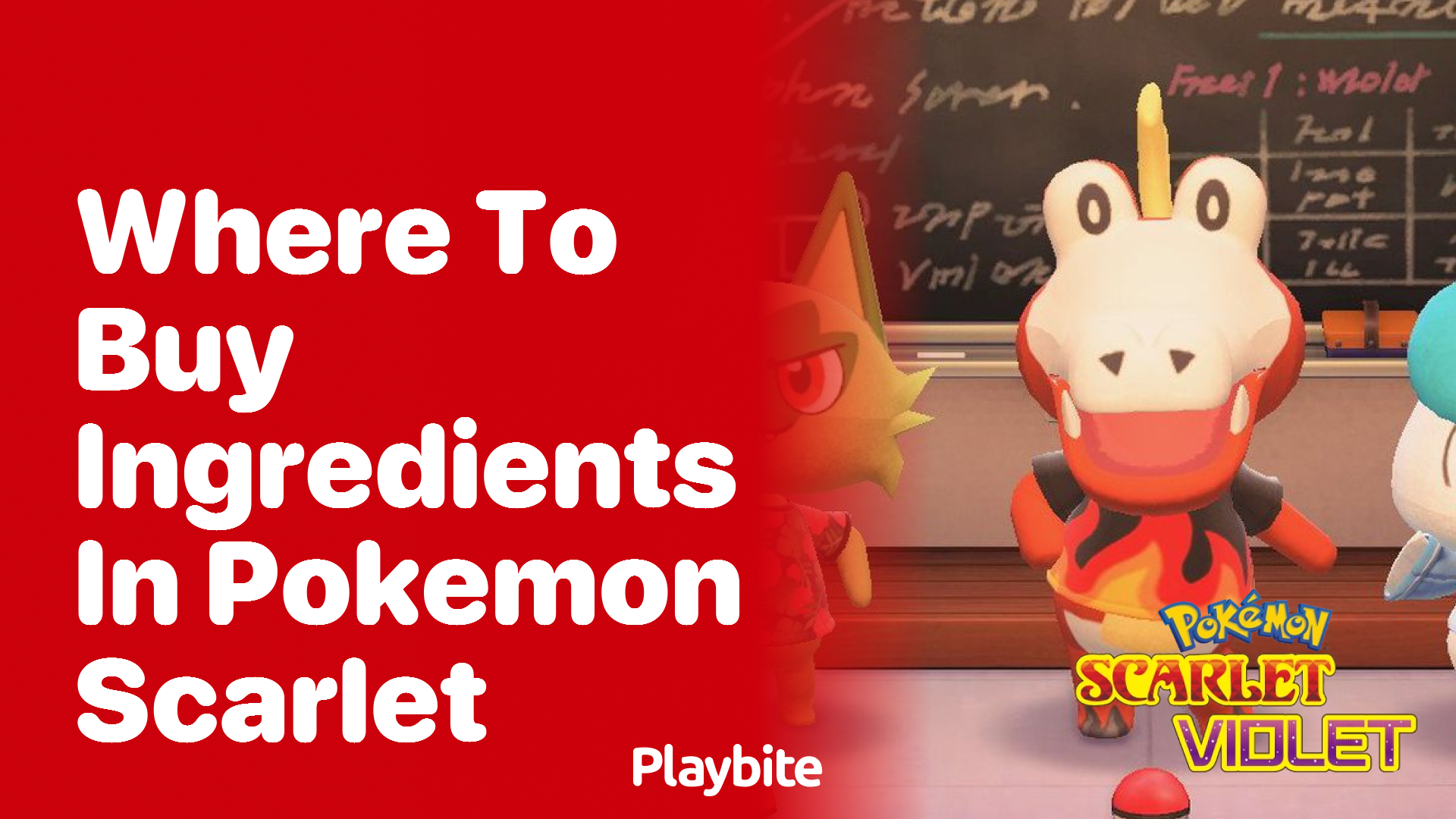 Where to Buy Ingredients in Pokémon Scarlet - Playbite