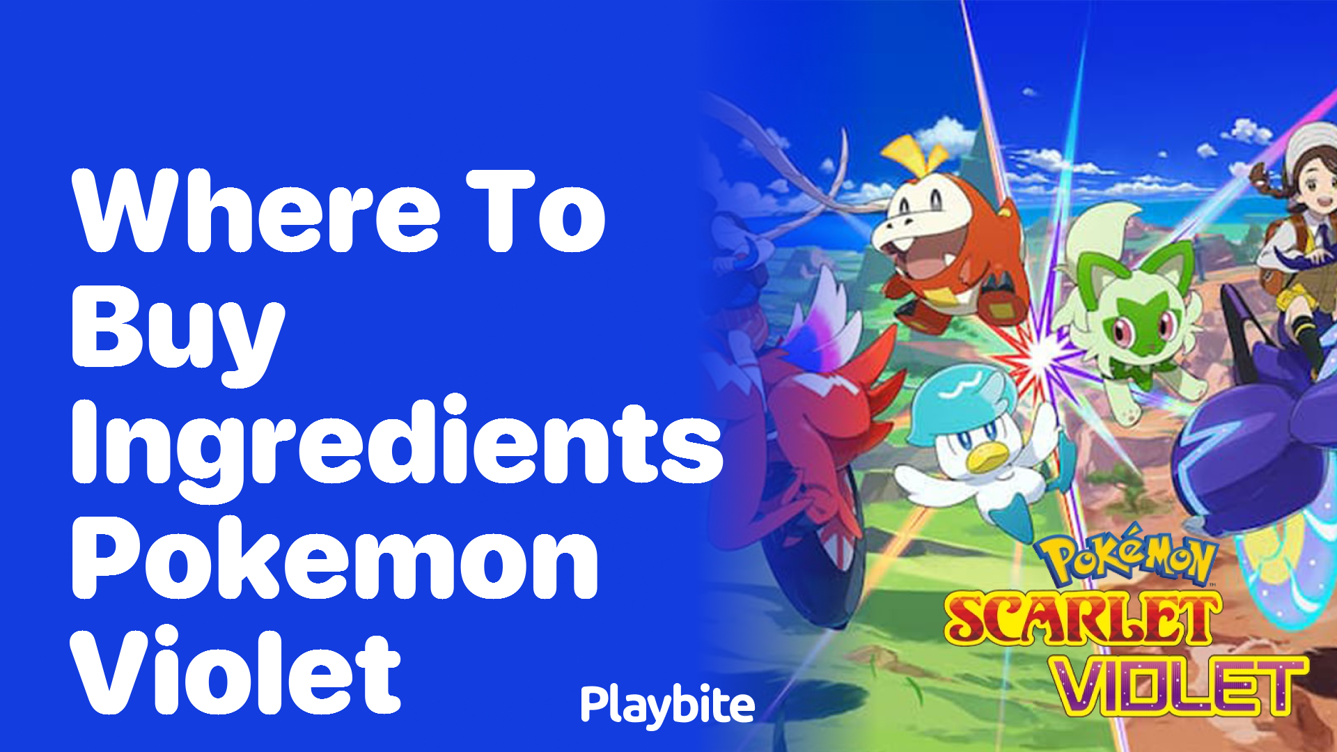 Where to Buy Ingredients in Pokemon Violet - Playbite