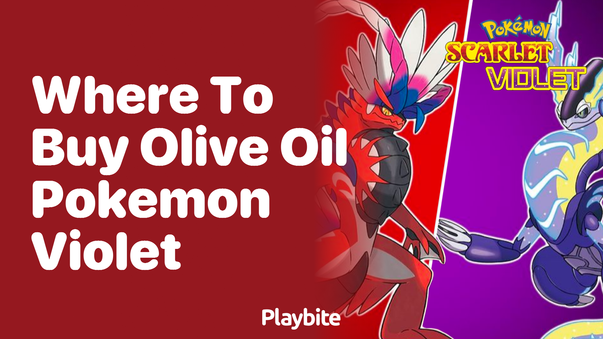 Where to Buy Olive Oil in Pokémon Violet - Playbite