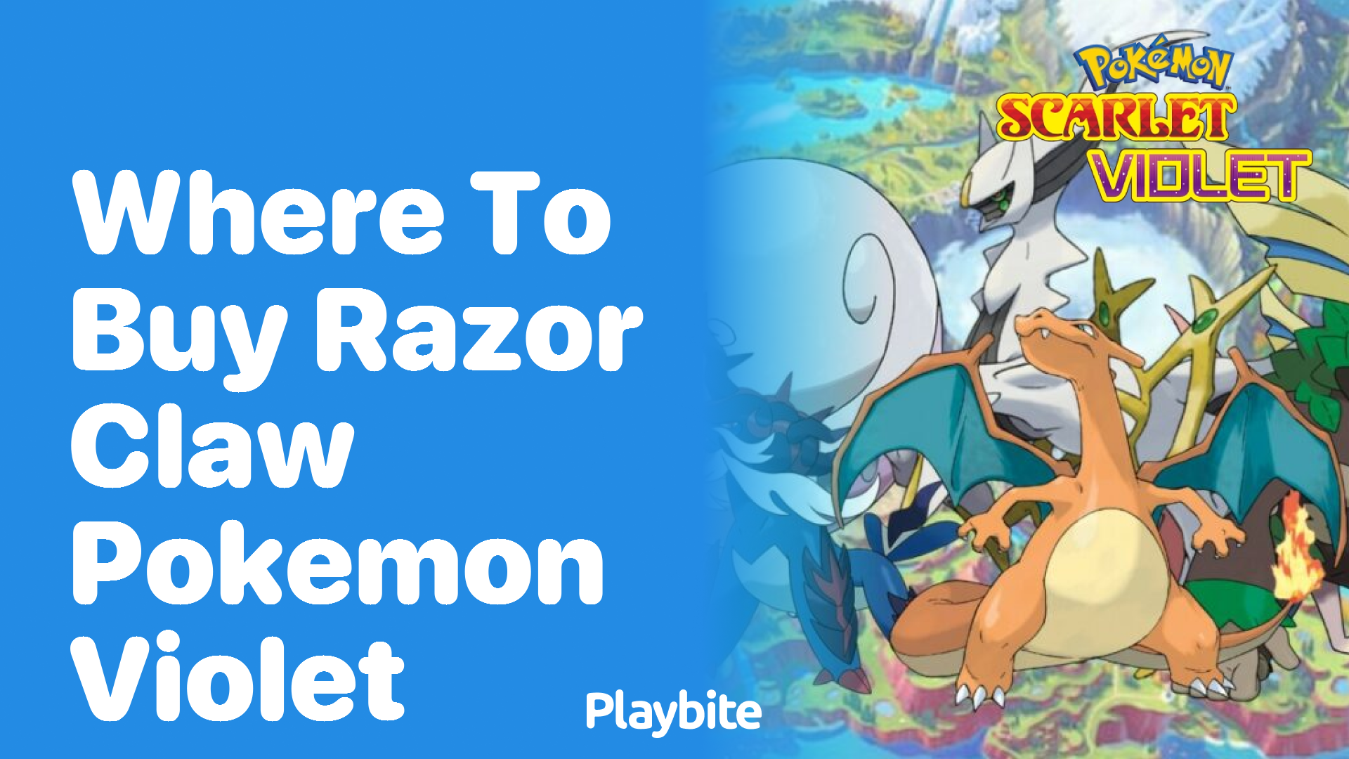 Where to Buy Razor Claw in Pokemon Violet - Playbite