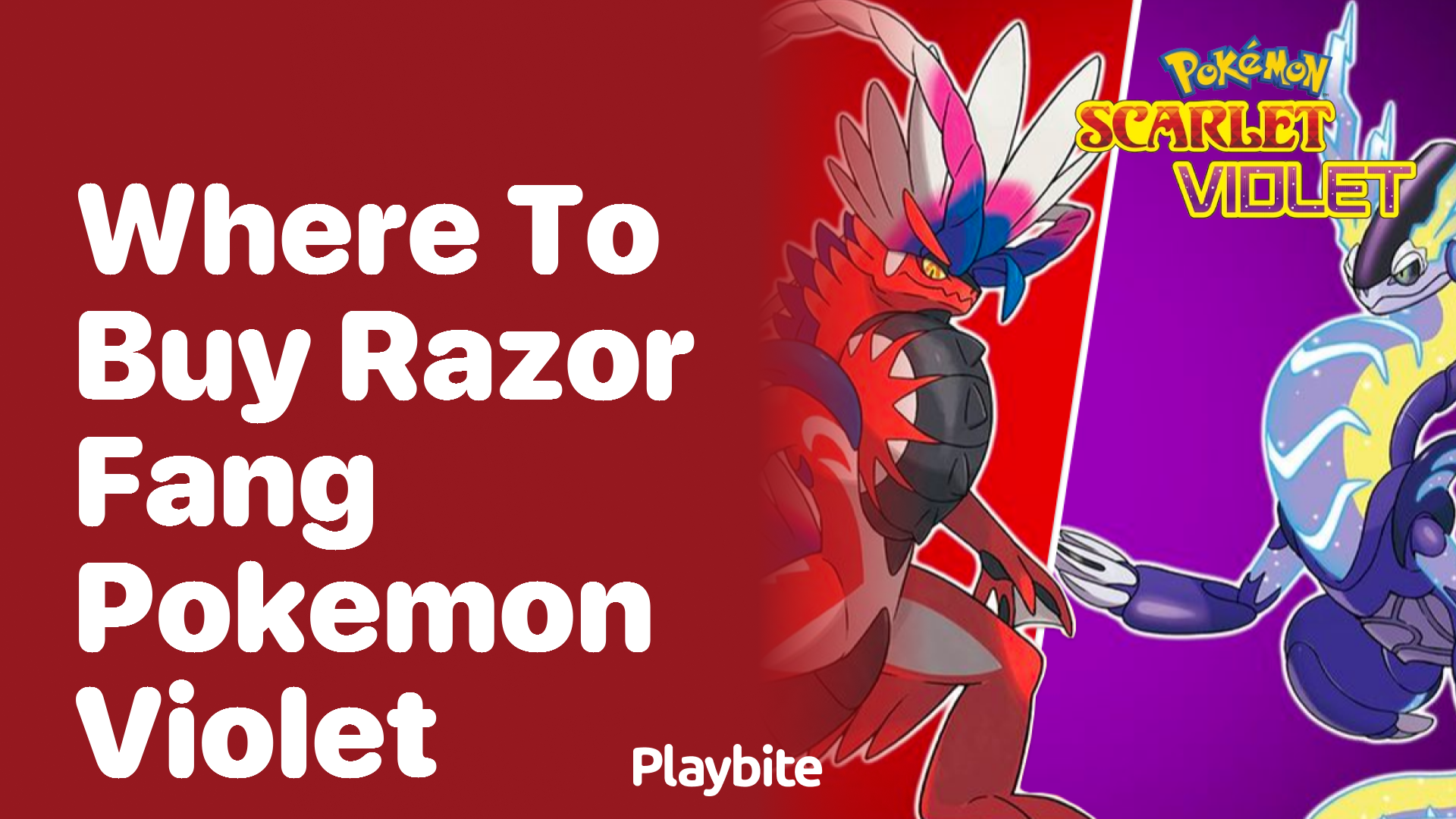 Where to Buy Razor Fang in Pokemon Violet - Playbite