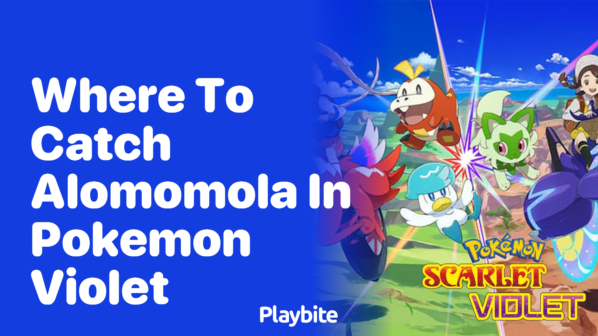 where to catch Alomomola in Pokemon Violet - Playbite