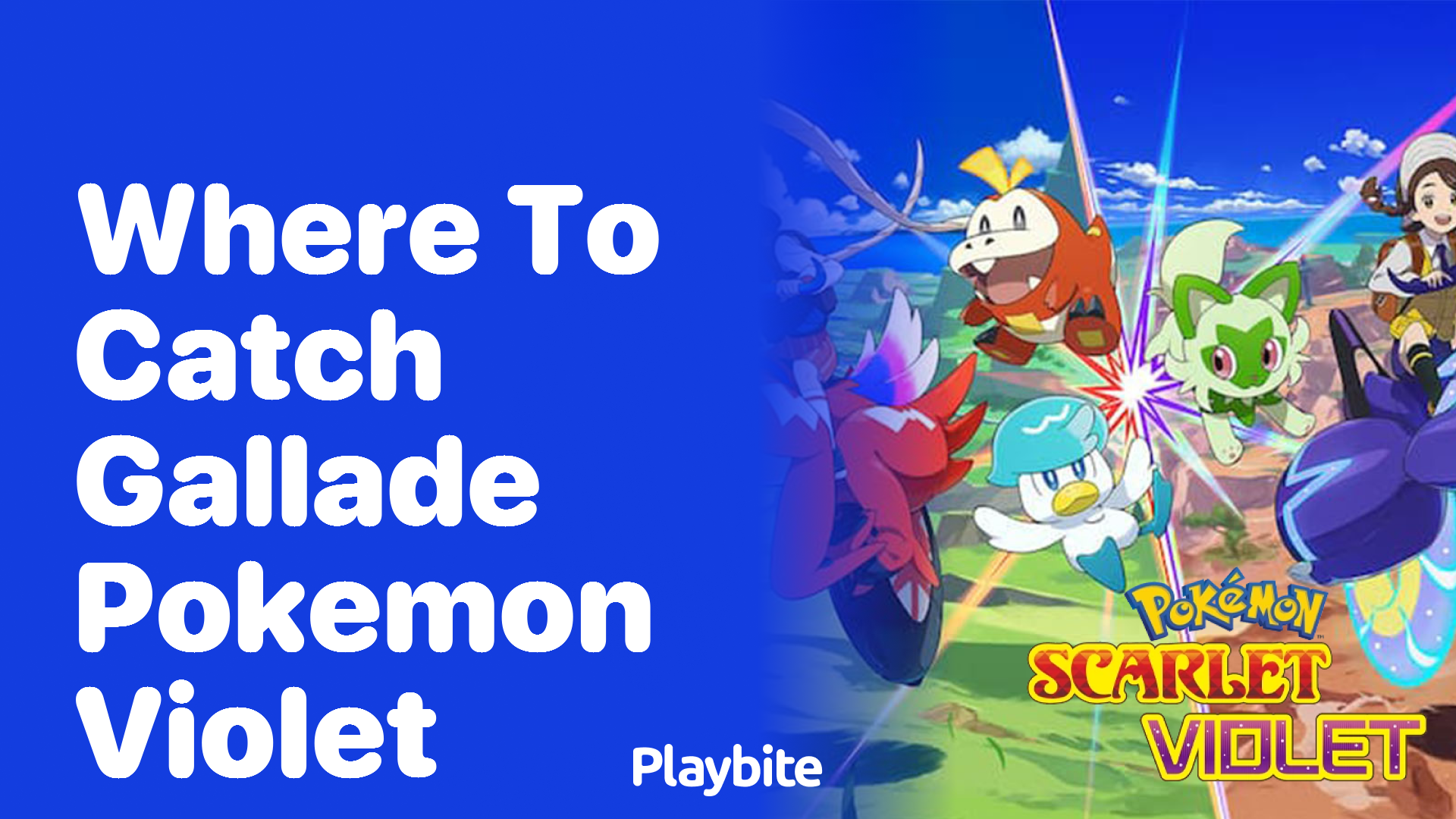 Where to Catch Gallade in Pokemon Violet - Playbite