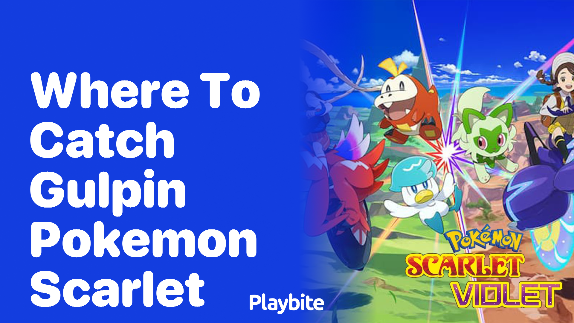 Where to Catch Gulpin in Pokémon Scarlet - Playbite