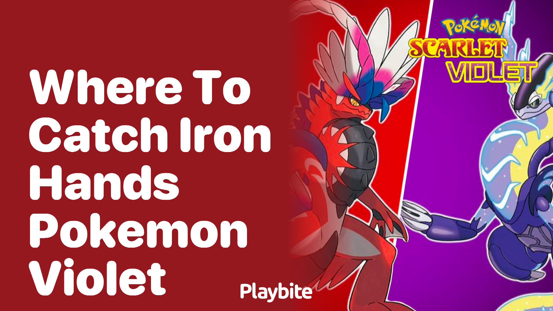 Where to catch Iron Hands in Pokemon Violet - Playbite