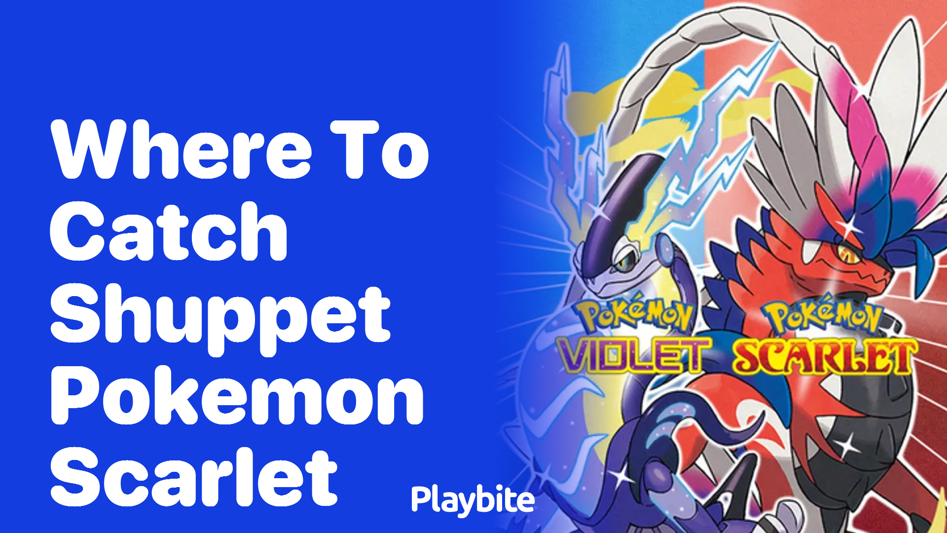 Where to Catch Shuppet in Pokemon Scarlet - Playbite