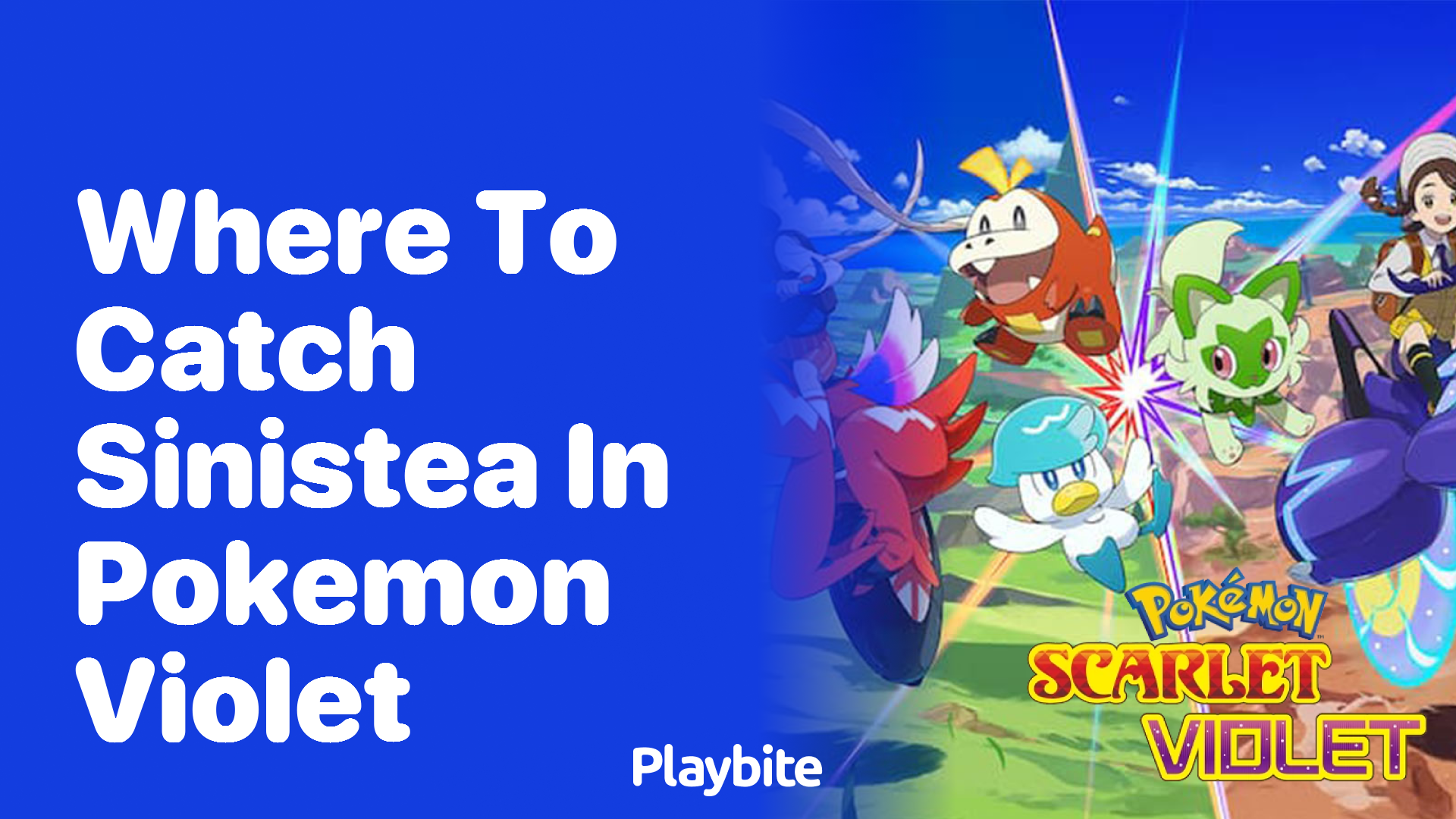 Where to Catch Sinistea in Pokemon Violet - Playbite