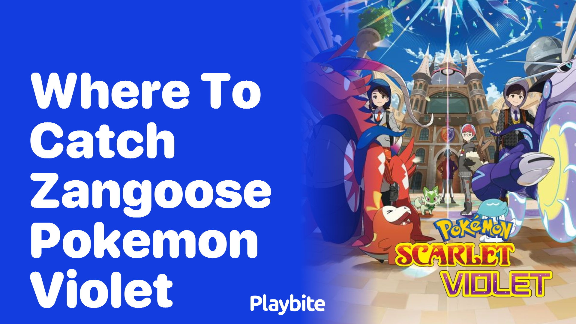 Where to catch Zangoose in Pokemon Violet - Playbite