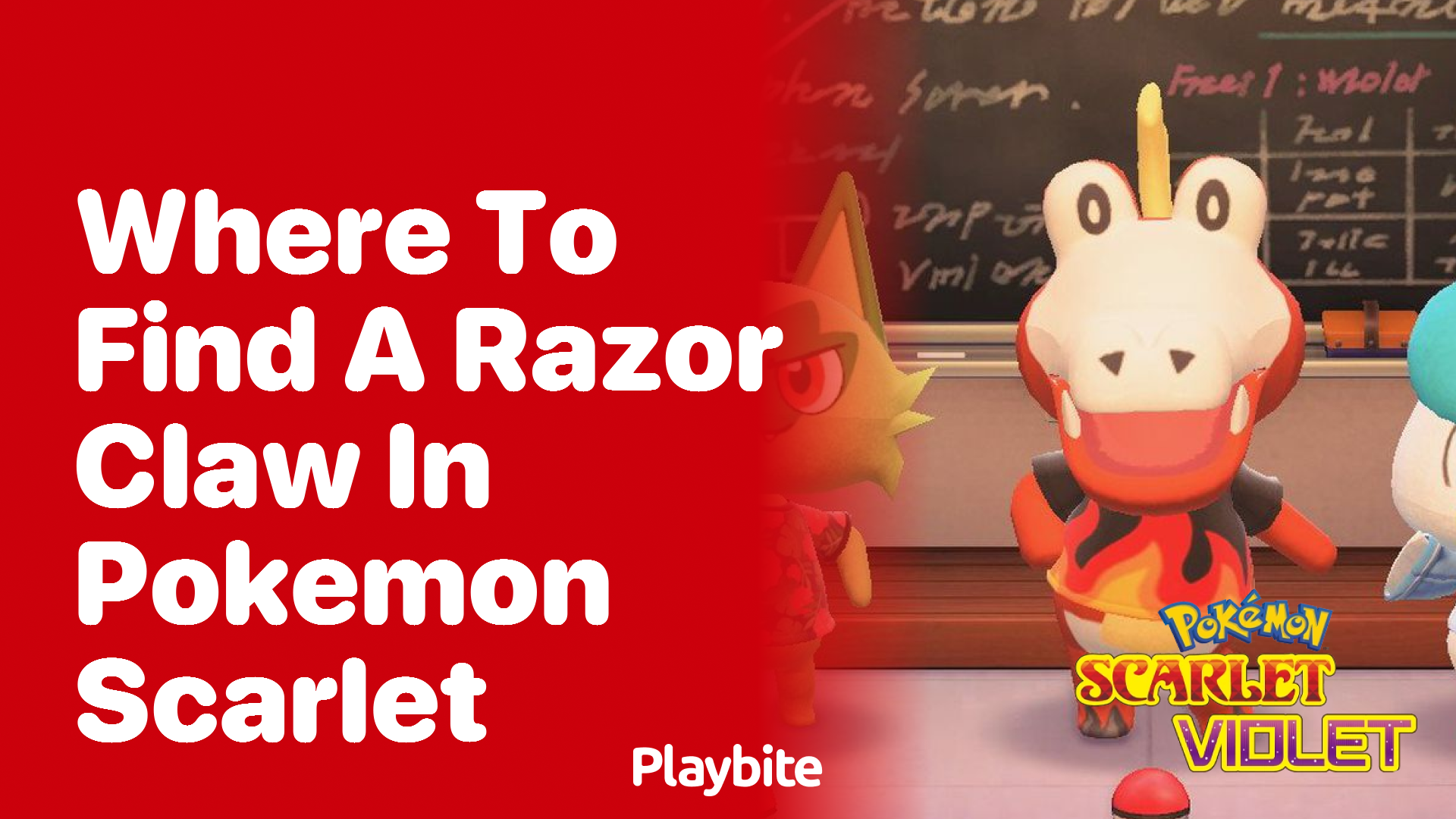 Where to find a Razor Claw in Pokemon Scarlet - Playbite