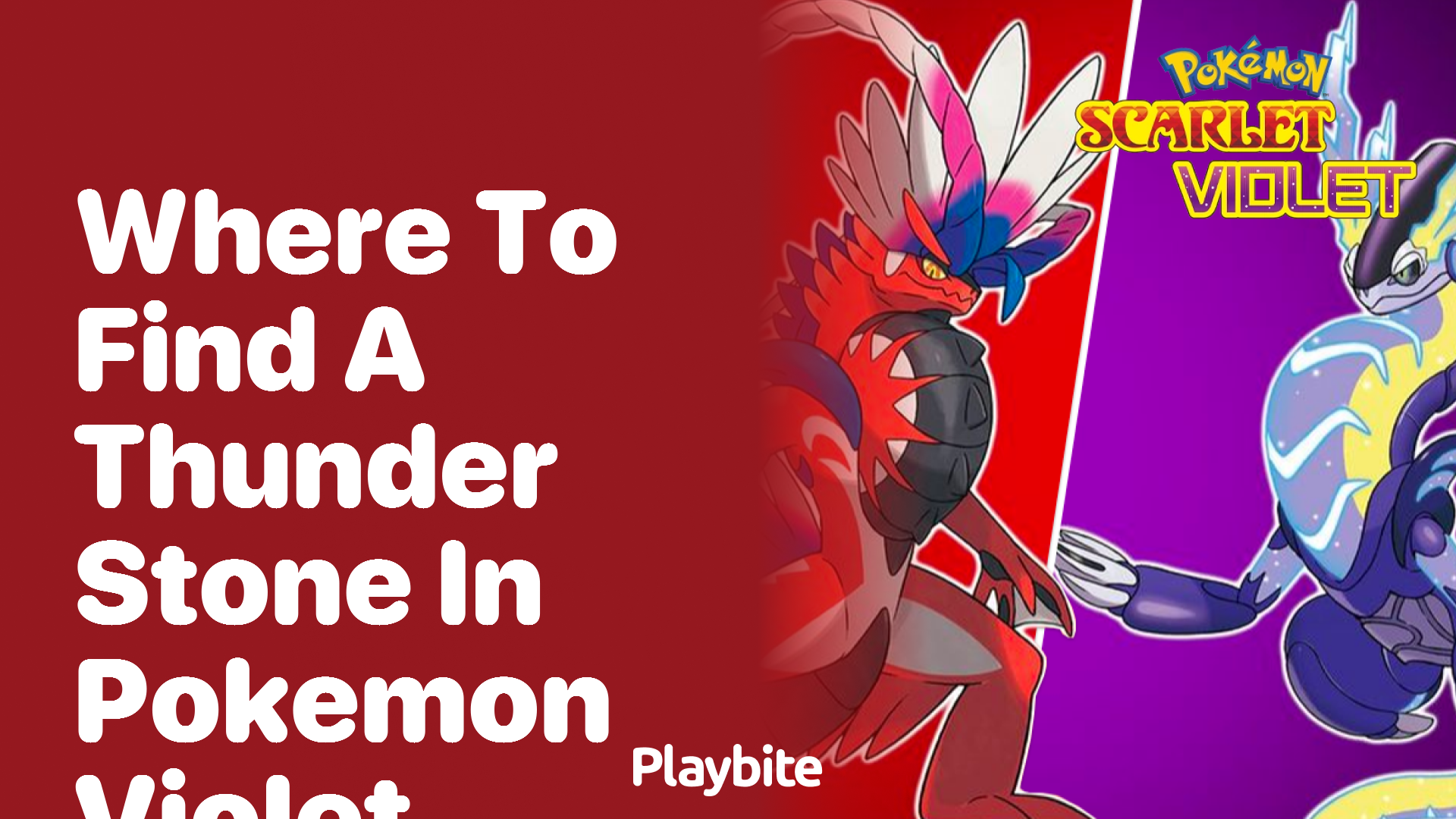 Where to Find a Thunder Stone in Pokemon Violet - Playbite