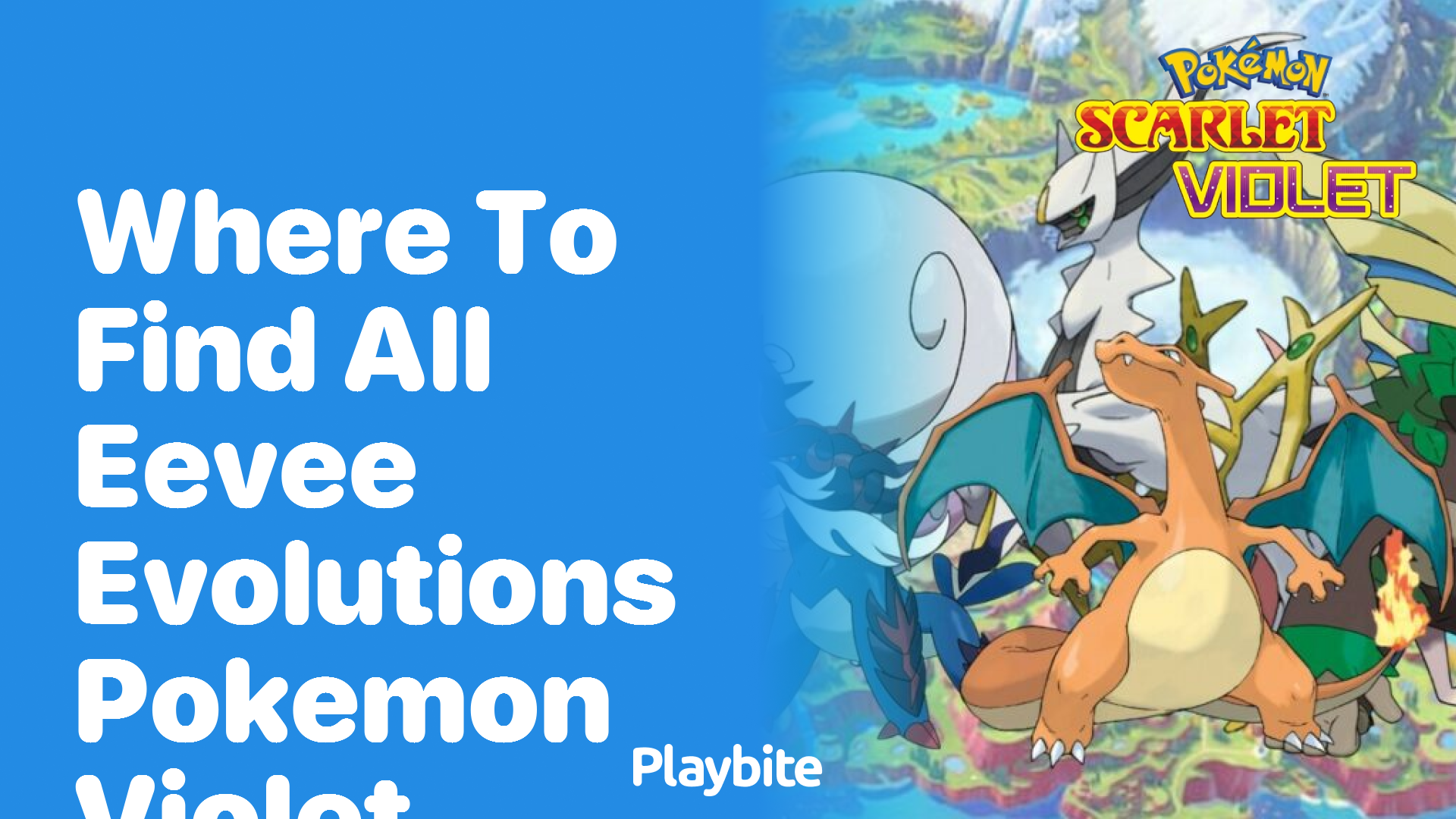 Where to find all Eevee evolutions in Pokemon Violet - Playbite