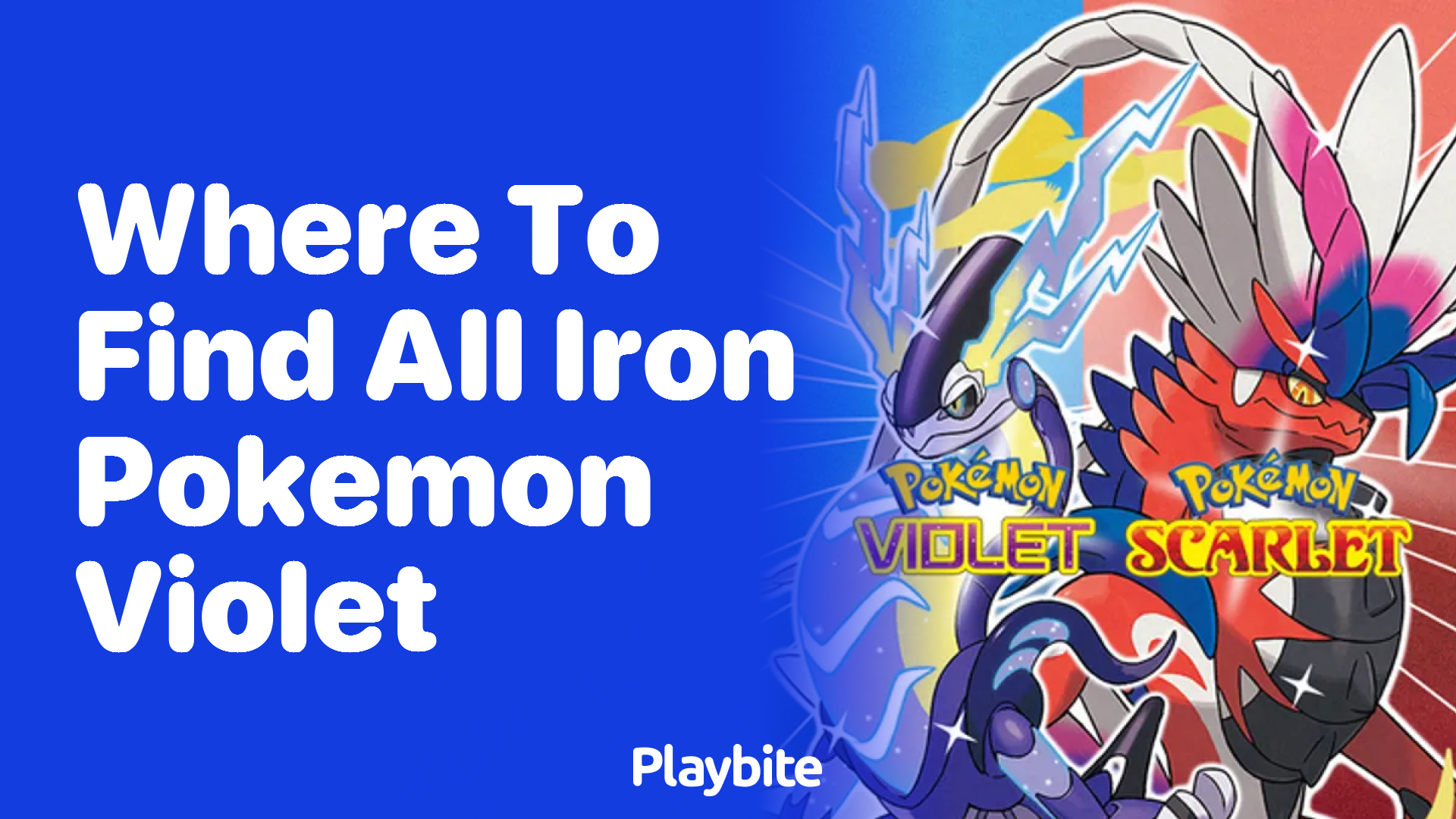 Where to Find All Iron Pokemon in Pokemon Violet - Playbite