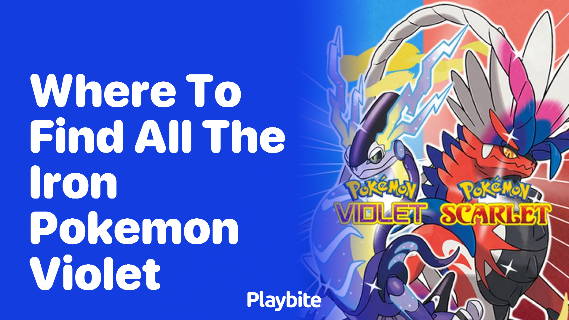 Where to Find All the Iron in Pokémon Violet - Playbite