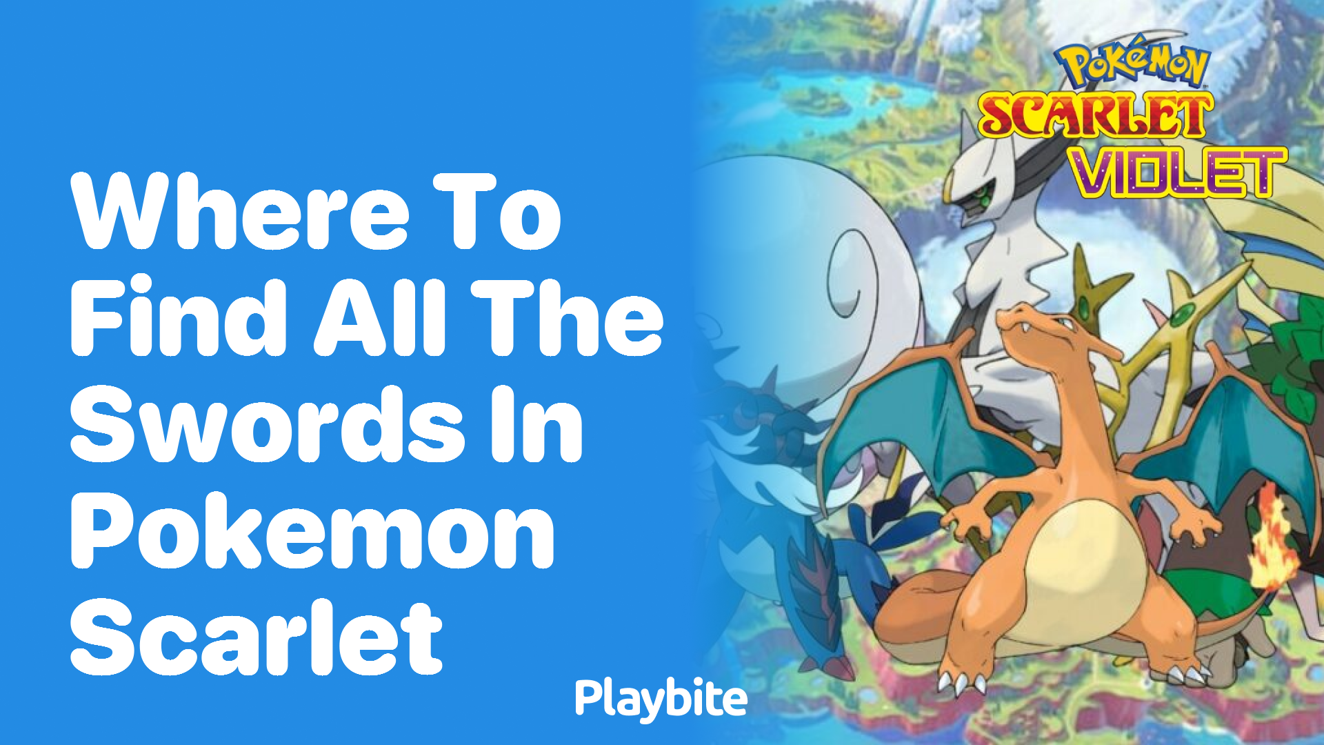 Where to Find All the Swords in Pokemon Scarlet - Playbite