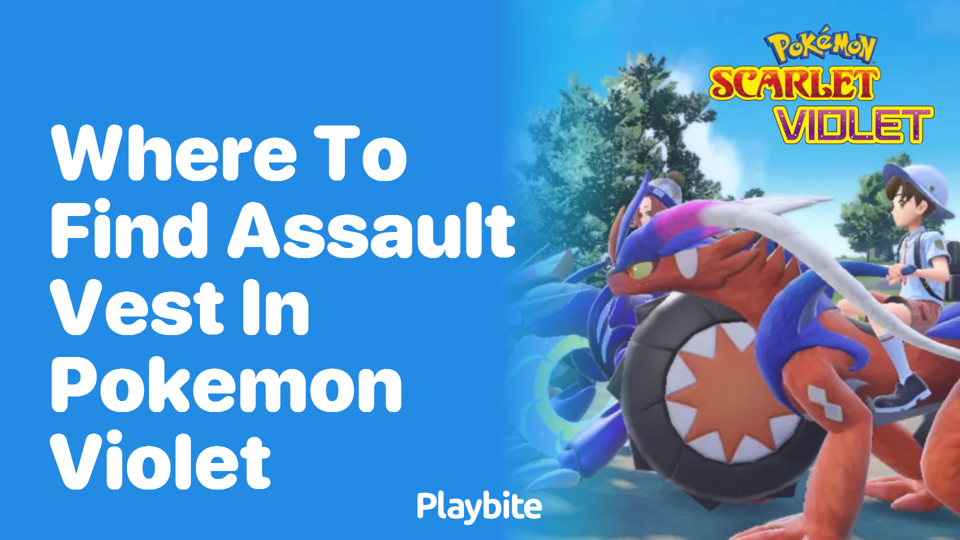 Where to Find Assault Vest in Pokemon Violet - Playbite