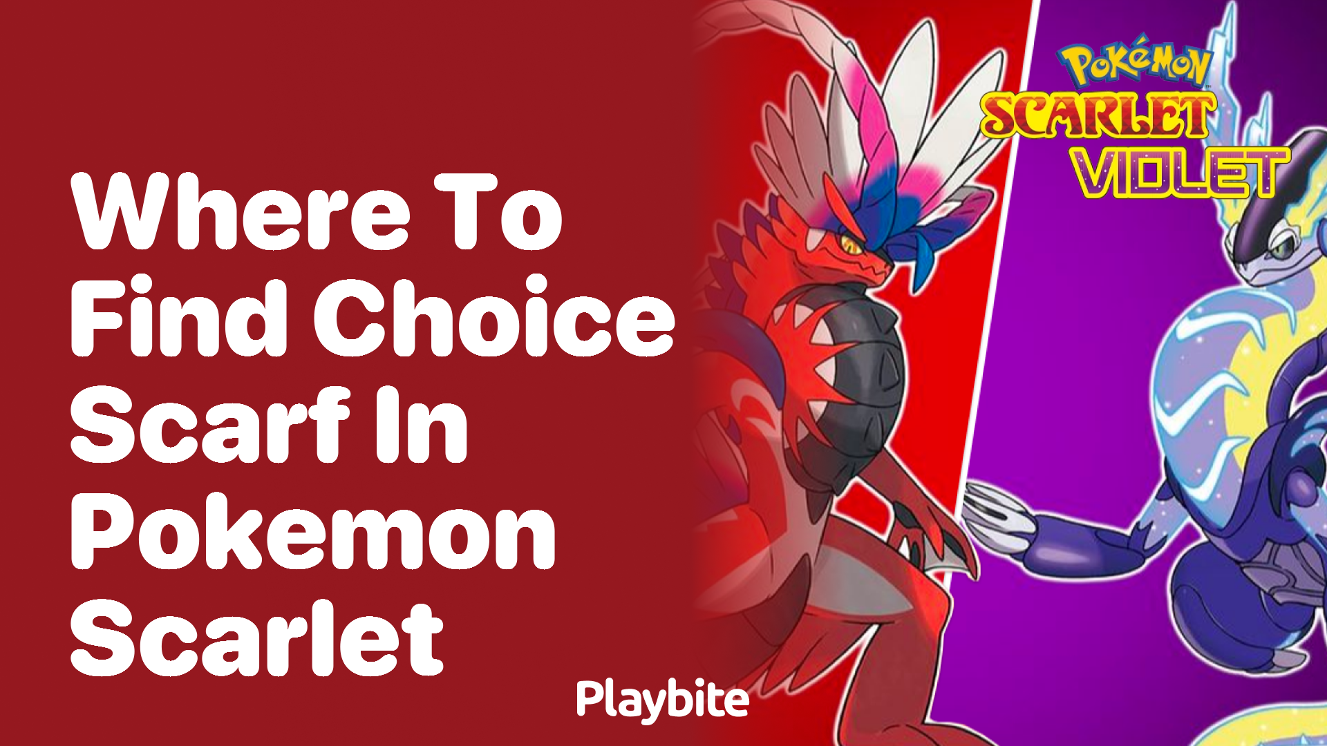 Where to Find Choice Scarf in Pokémon Scarlet - Playbite